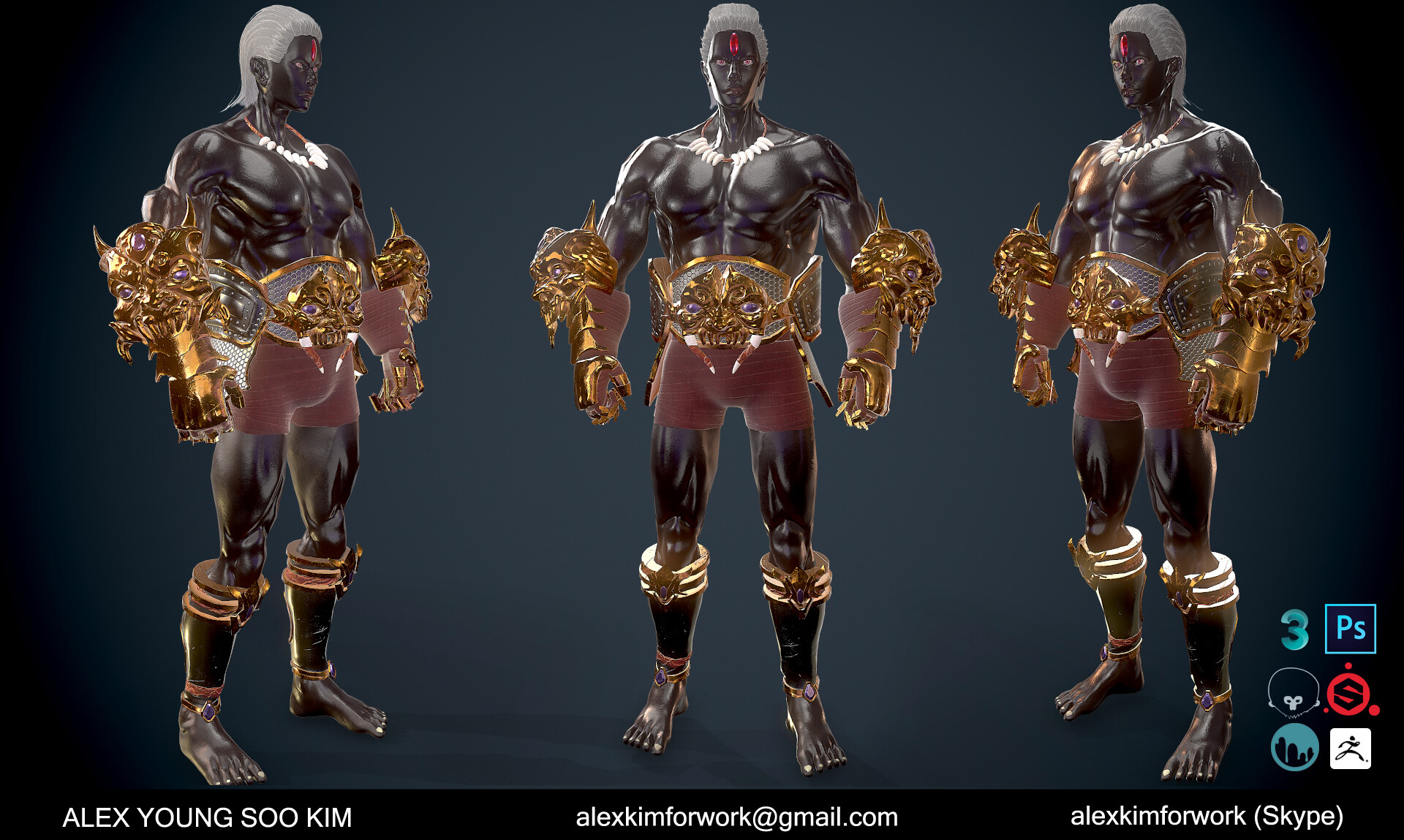 ArtStation - Demon Fighter