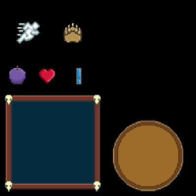 Adam "Brave Penguin" Butler - UI sprites for a personal project