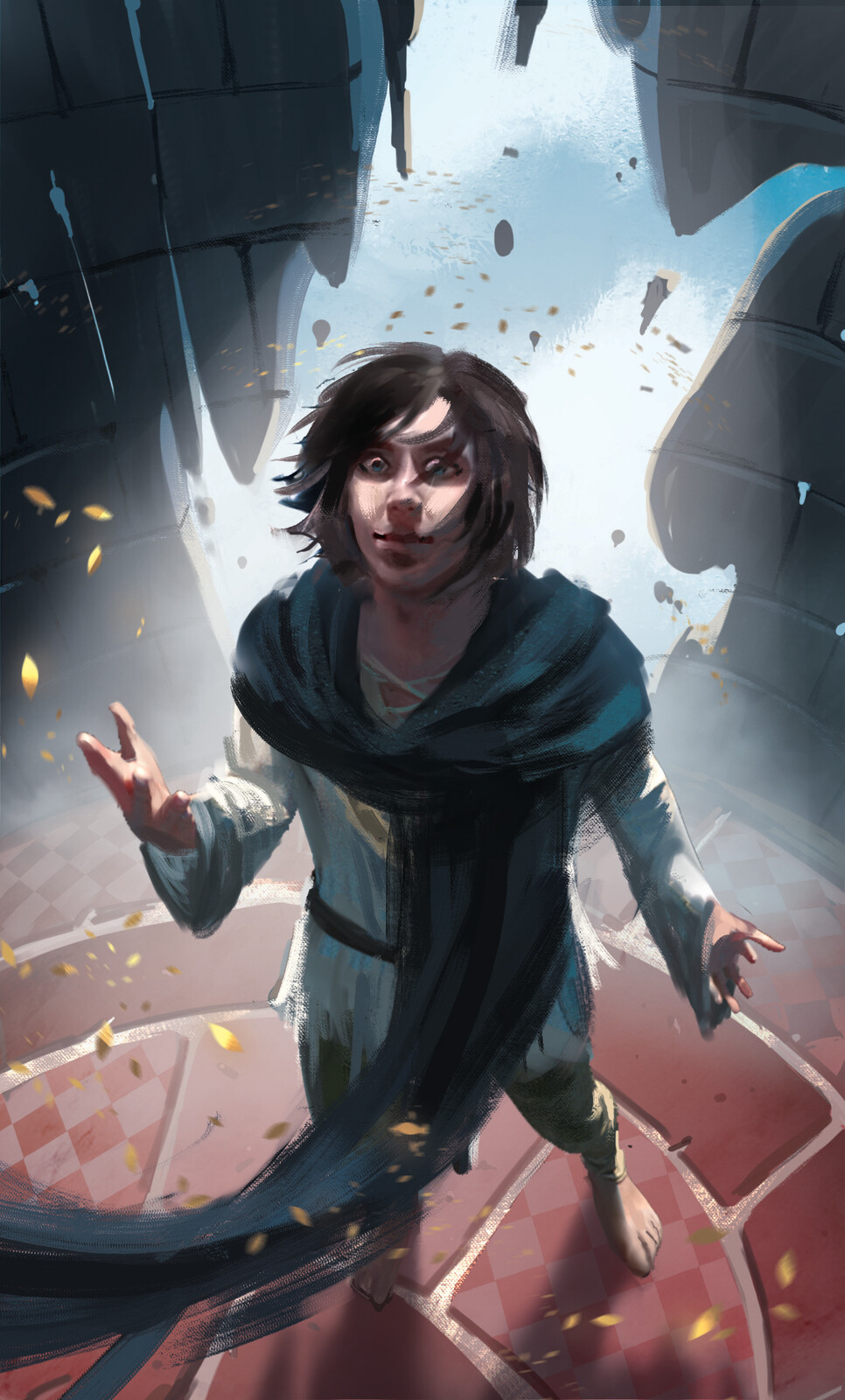 Marta Danecka - "Elodin" Call to Adventure: Name of the Wind card art