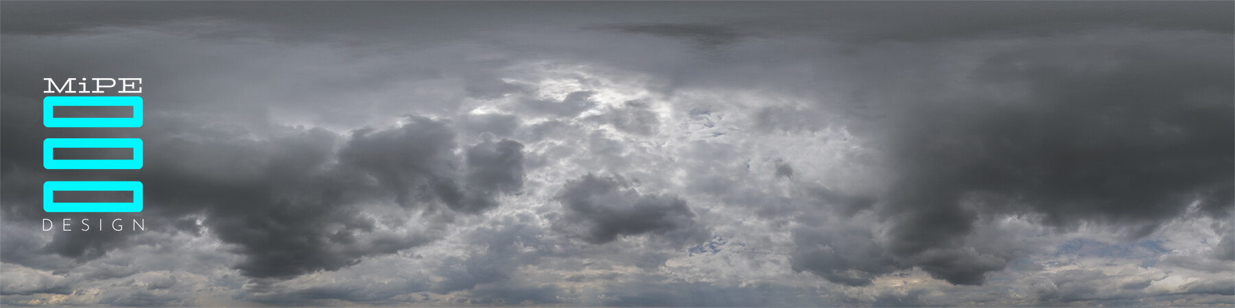 MIPE DESIGN - SKYDOME HDR 360° PANORAMA - overcast sky
