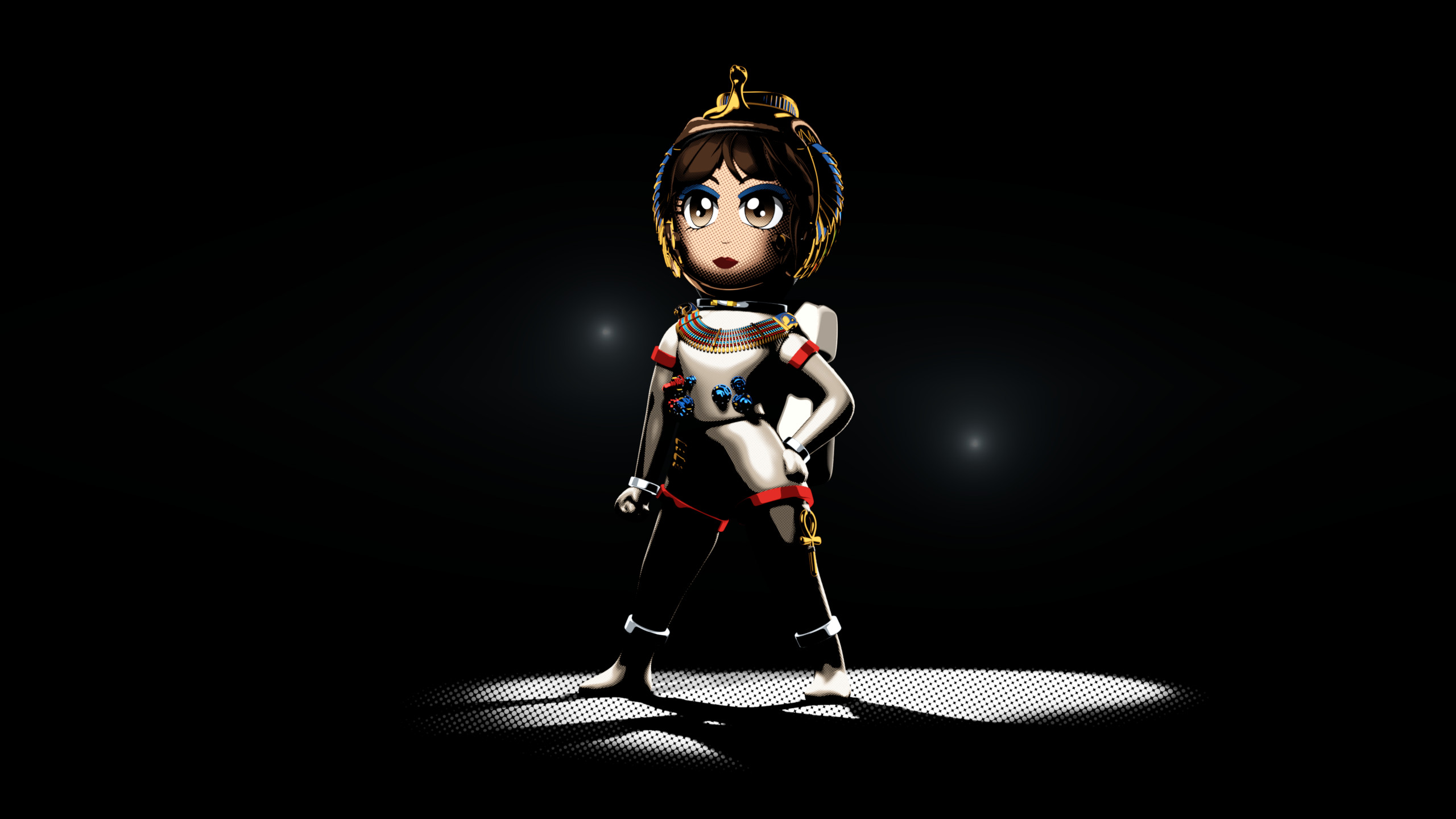 chibi astronaut 3d
