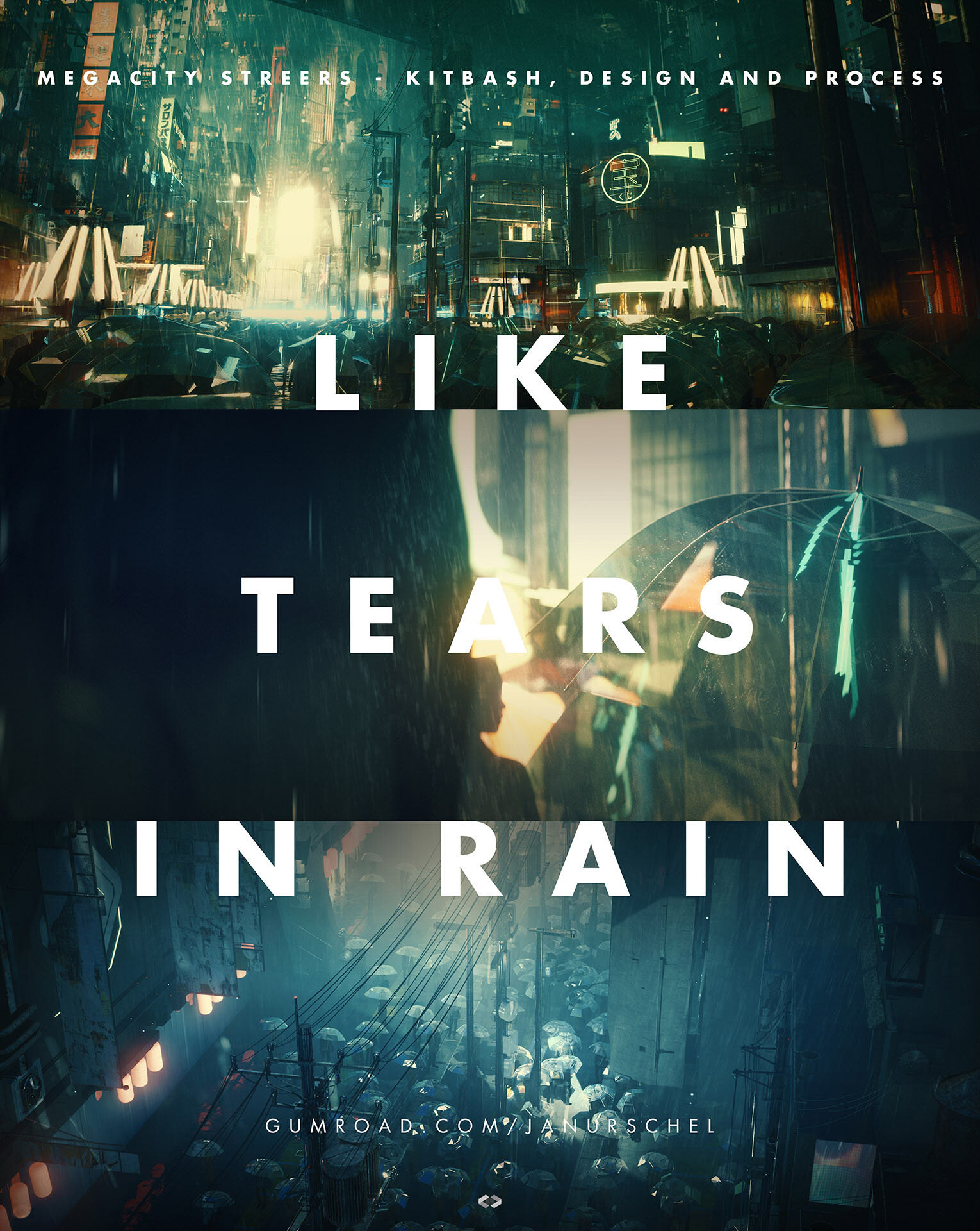 ArtStation - Megacity Streets - Tutorial - Poster