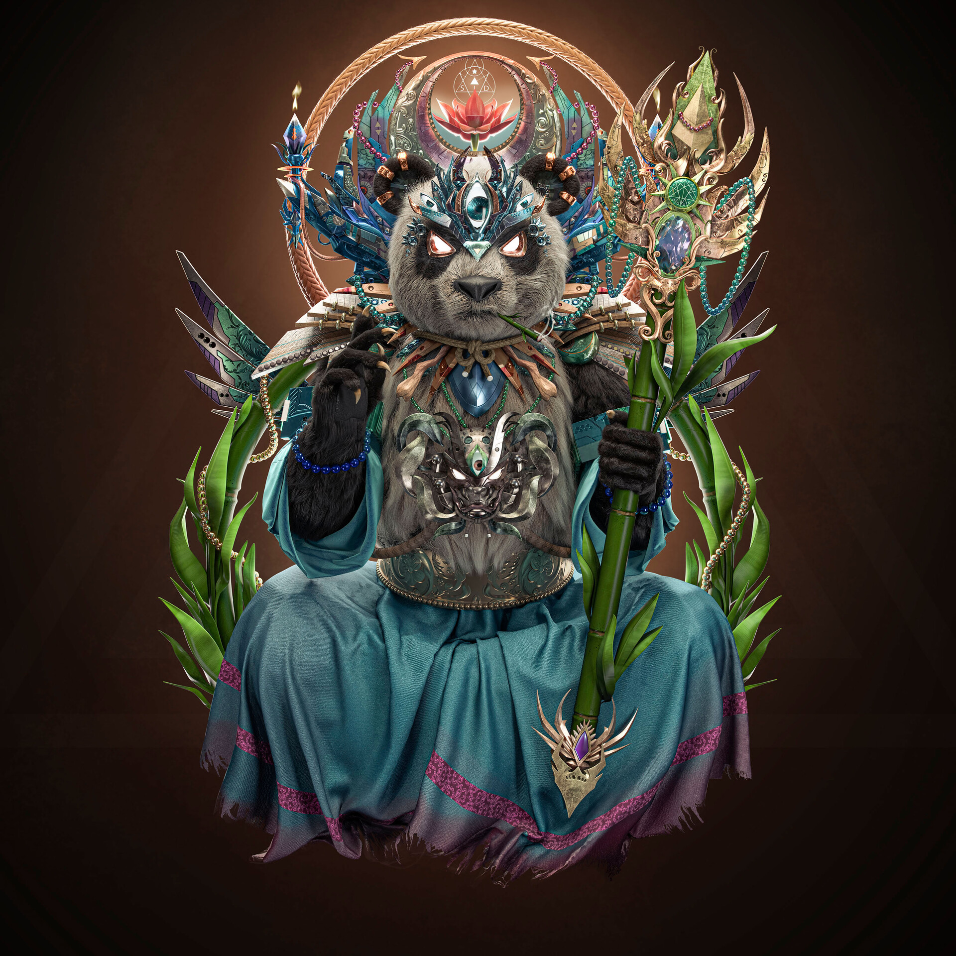 ArtStation - Panda God