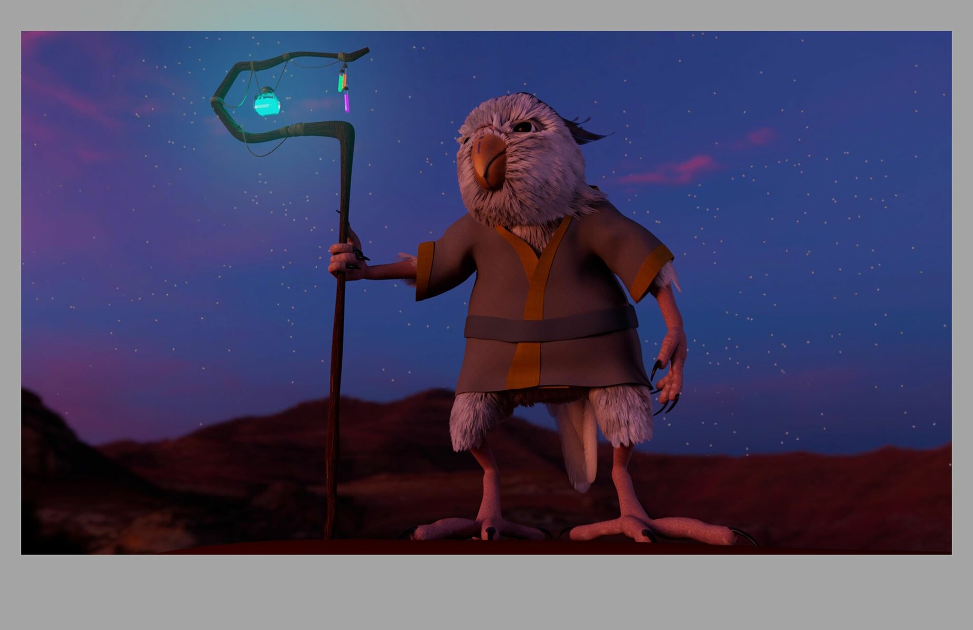 ArtStation - Old Bird Wizard