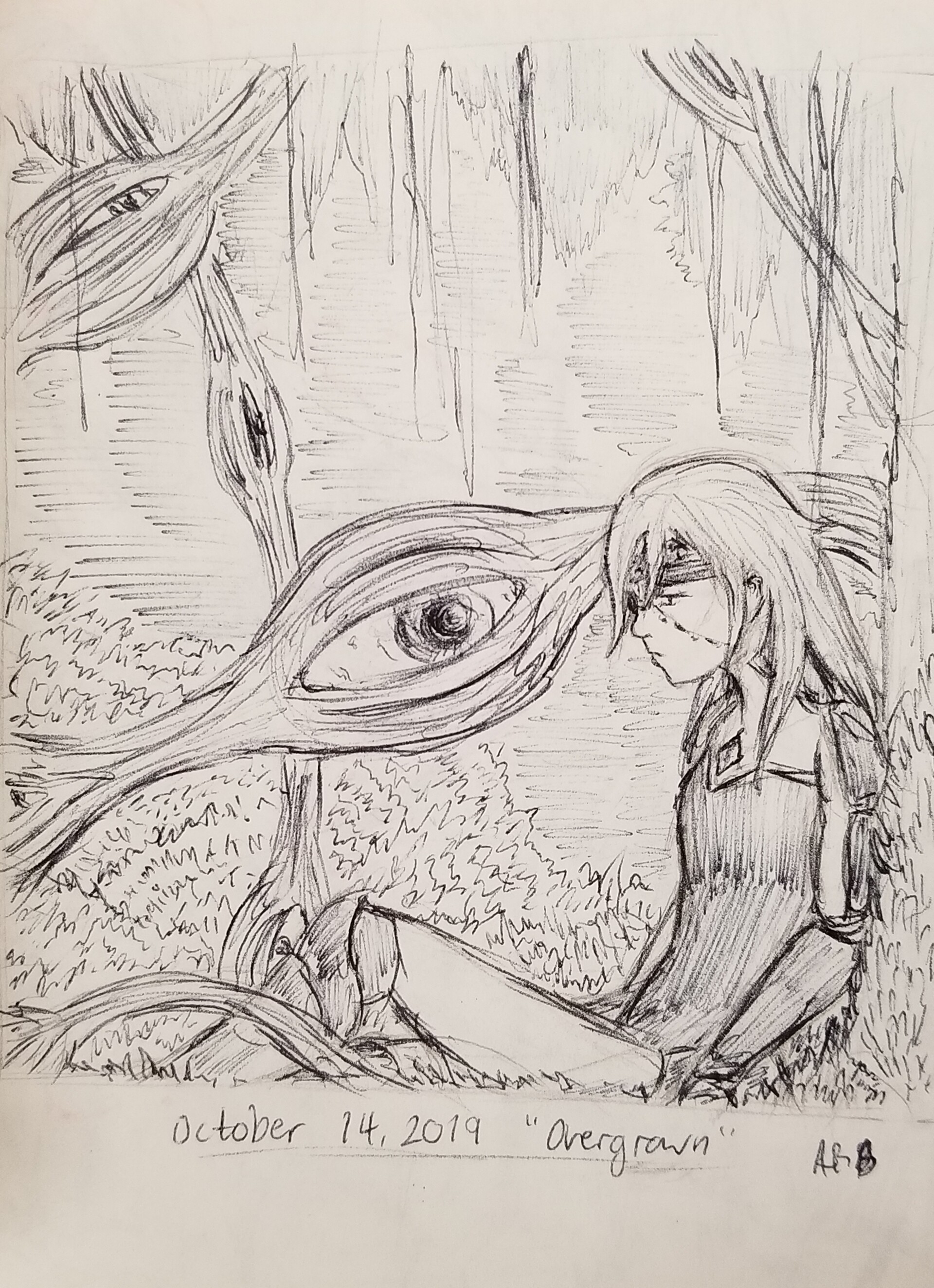 Andrew Benz - Inktober 2019, 13 and 14