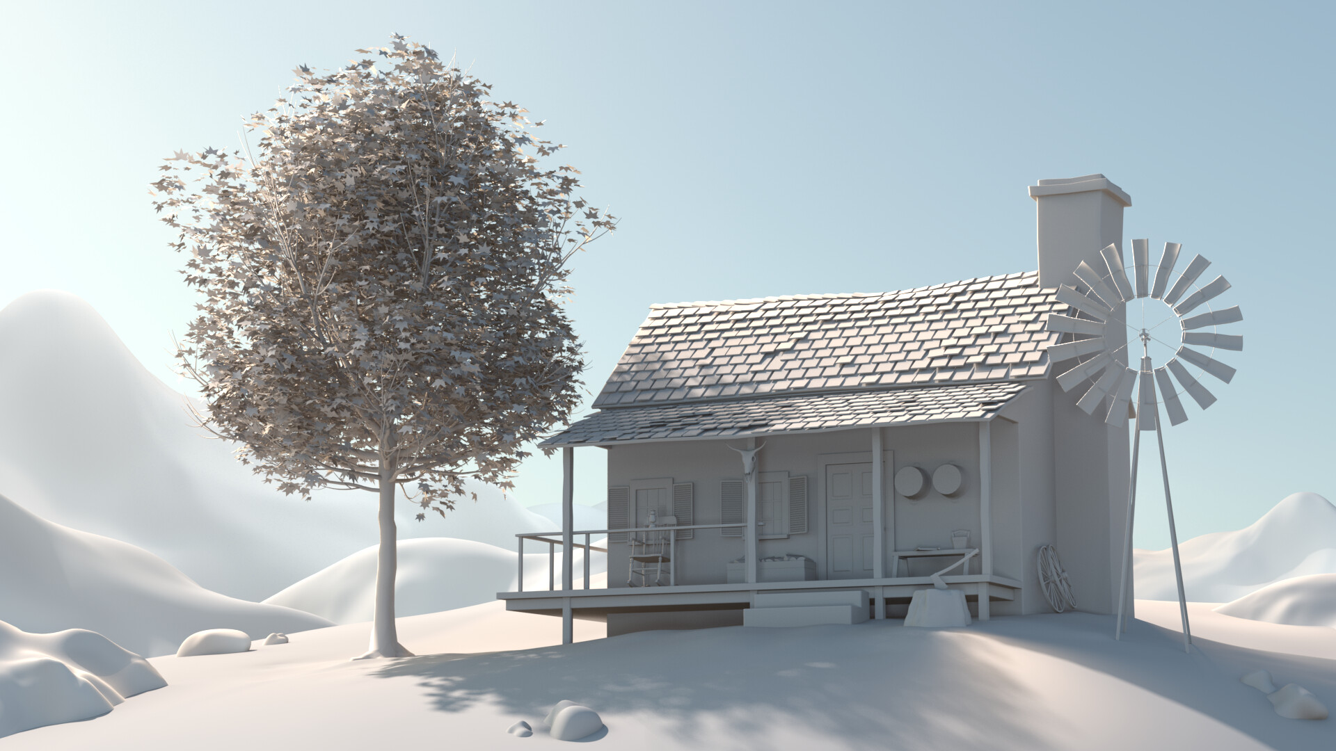 ArtStation - Lighting Practice - Morning