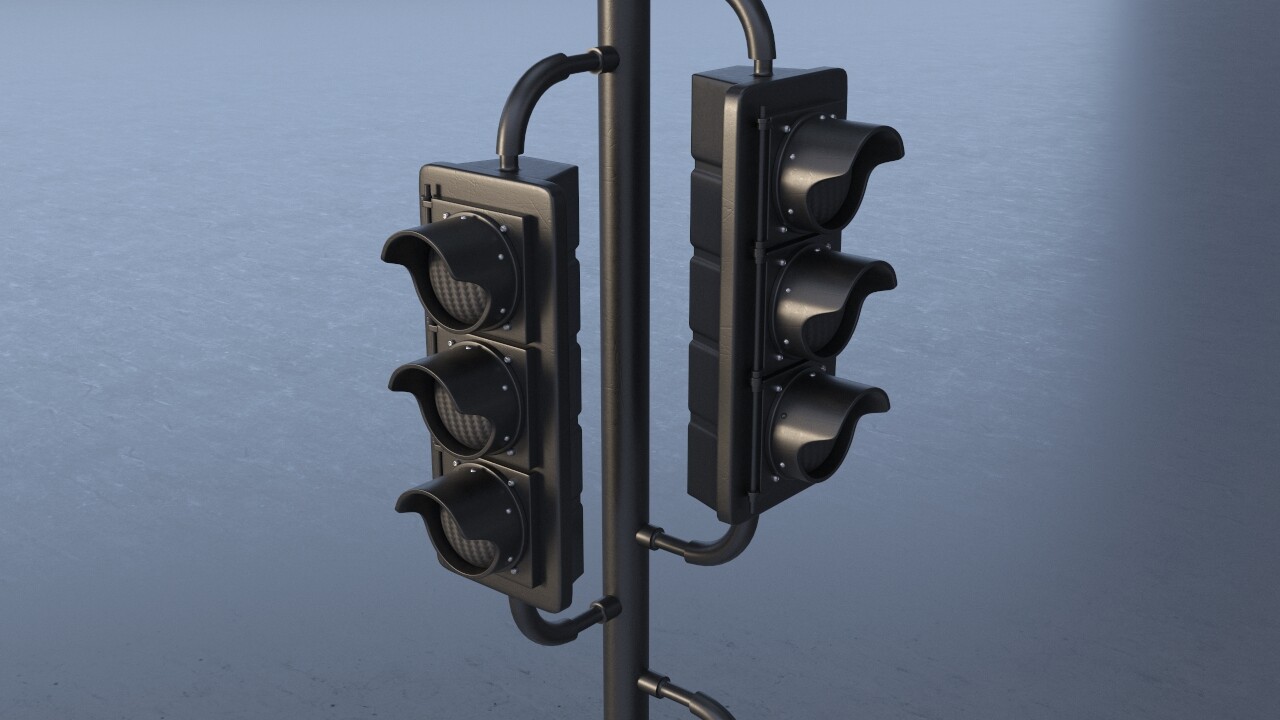 ArtStation - Traffic Light Model