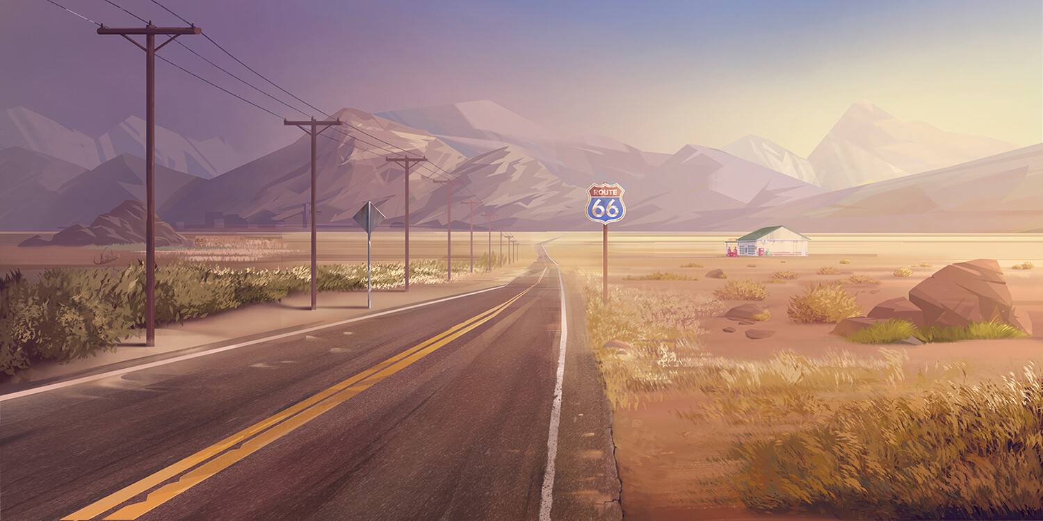 ArtStation - road