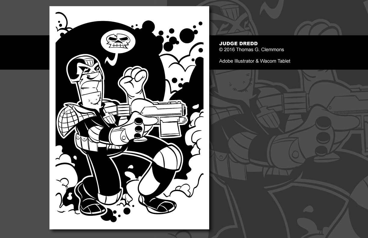 ArtStation - Judge Dredd