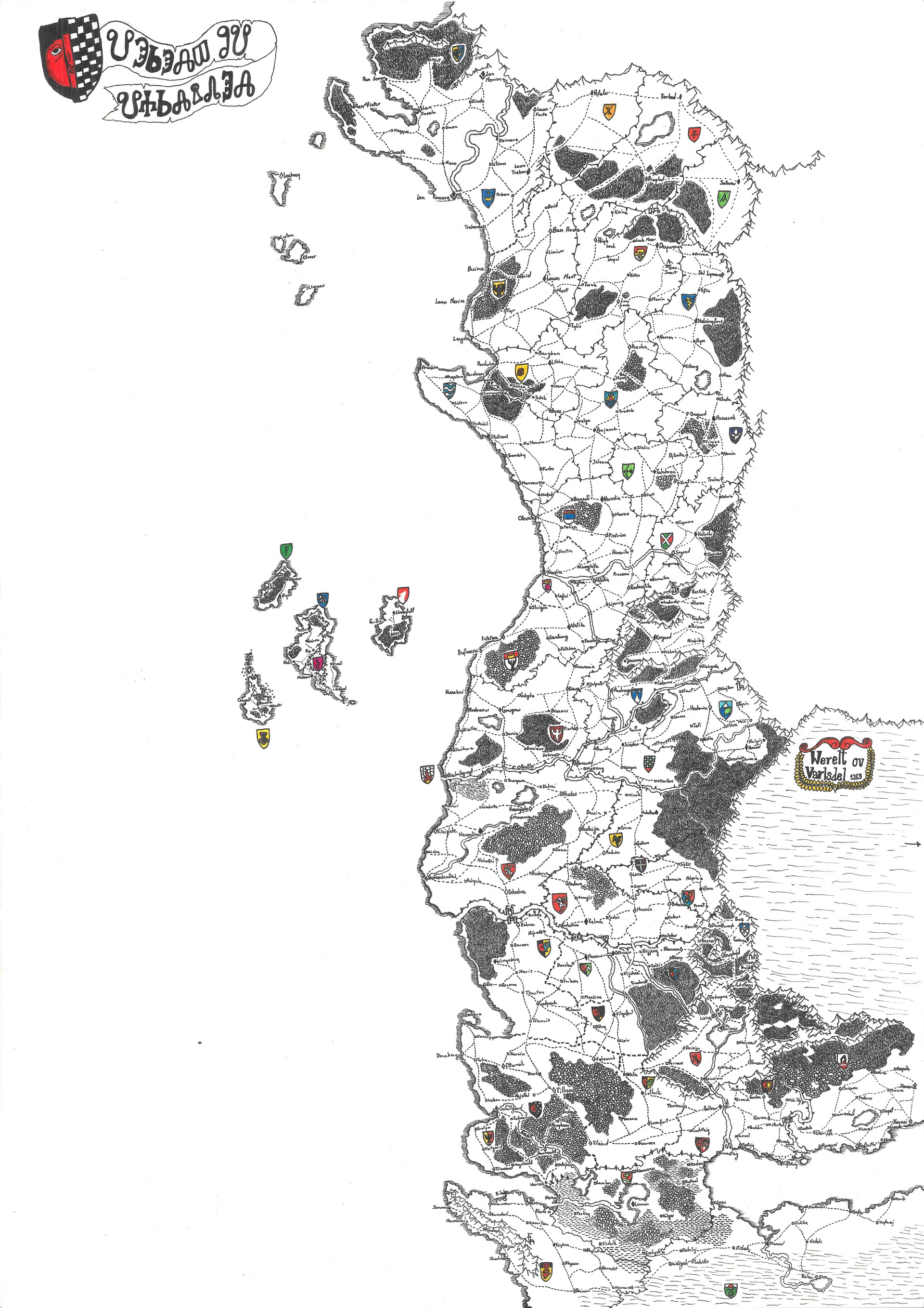 ArtStation - Witcher Inspired map- Varlsdel