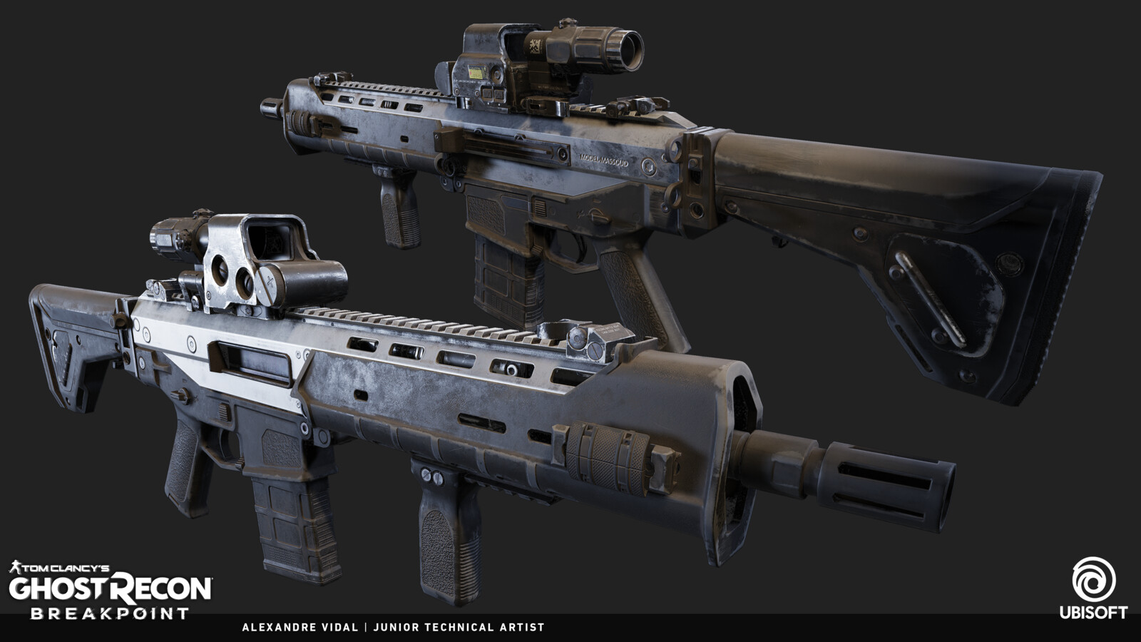 Alexandre Vidal - Ghost Recon Breakpoint - Weapons