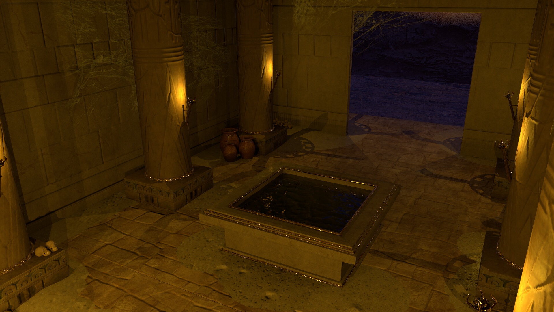 ArtStation - 3D Temple environment