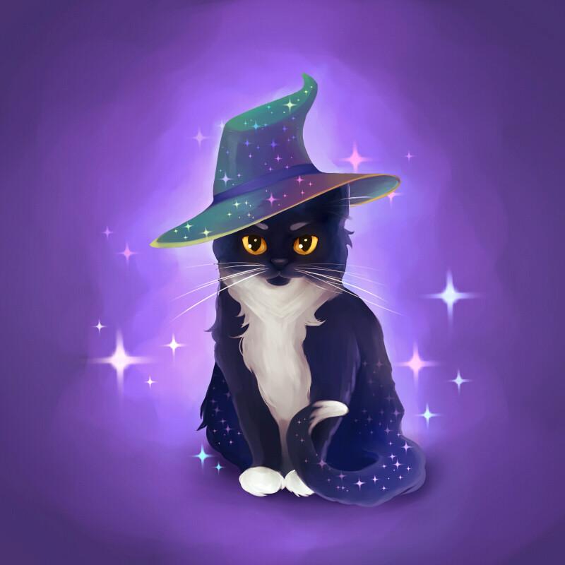 ArtStation - Magical Cat