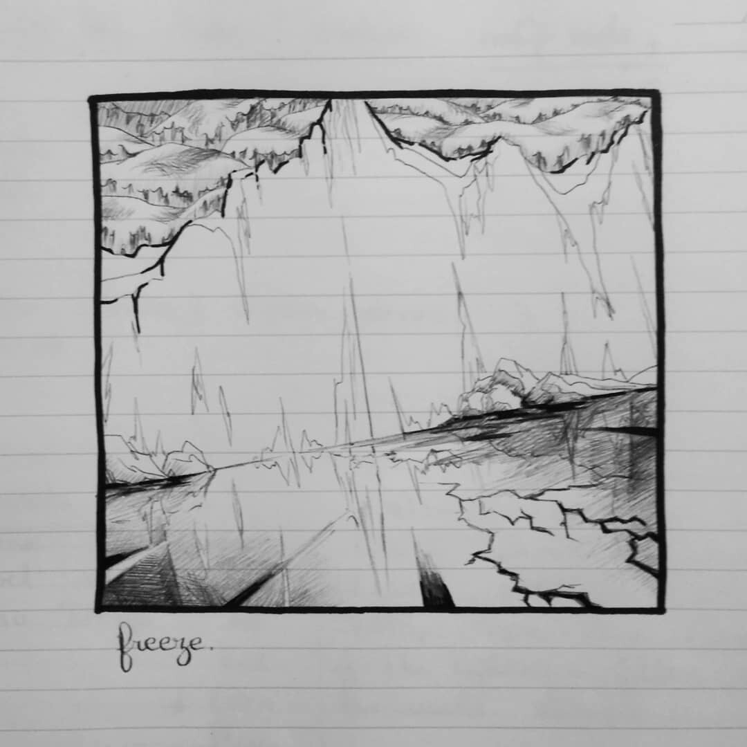 ArtStation - Inktober 2019 - day 4 : Freeze