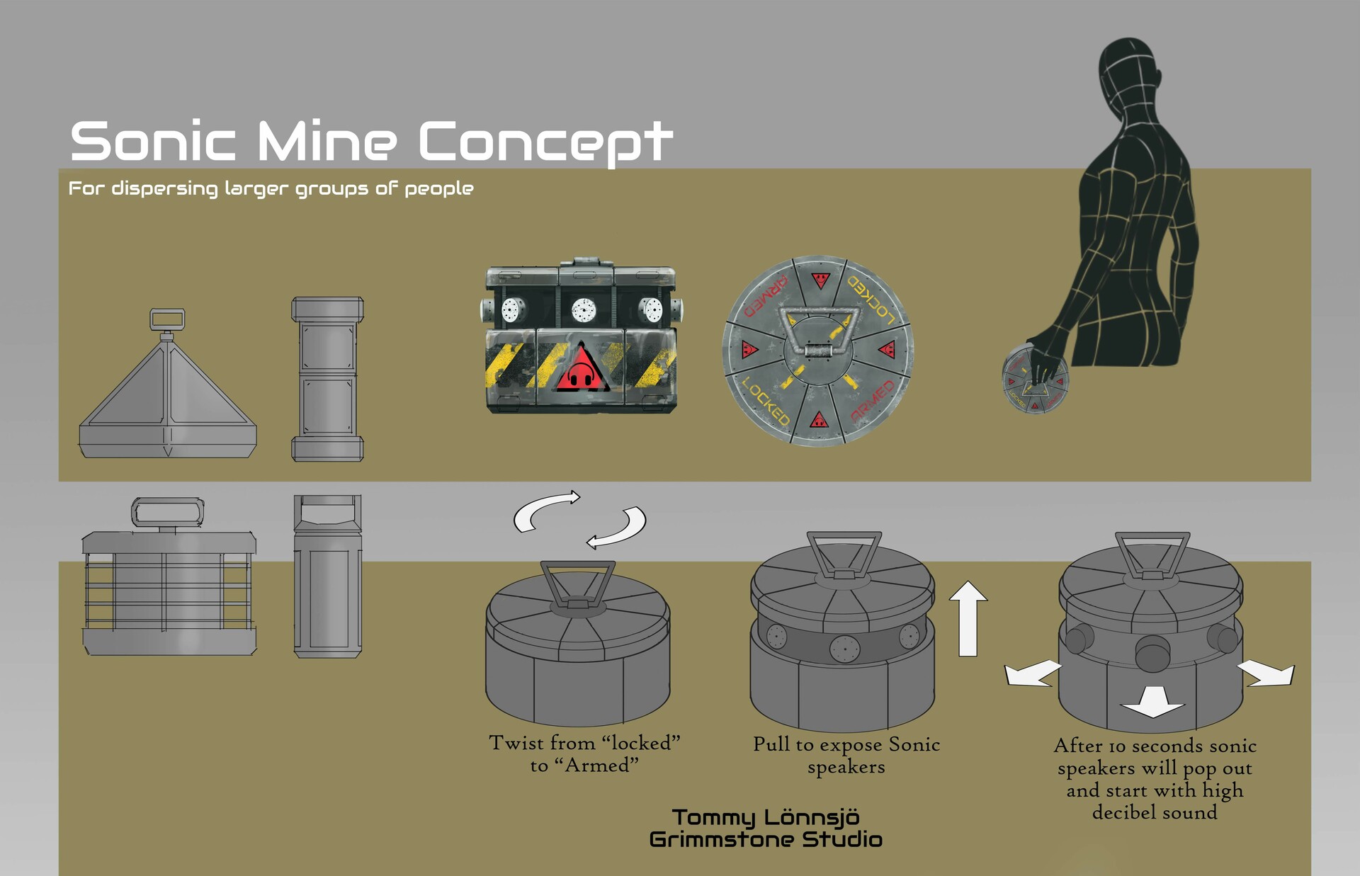 ArtStation - Sonic mine concept