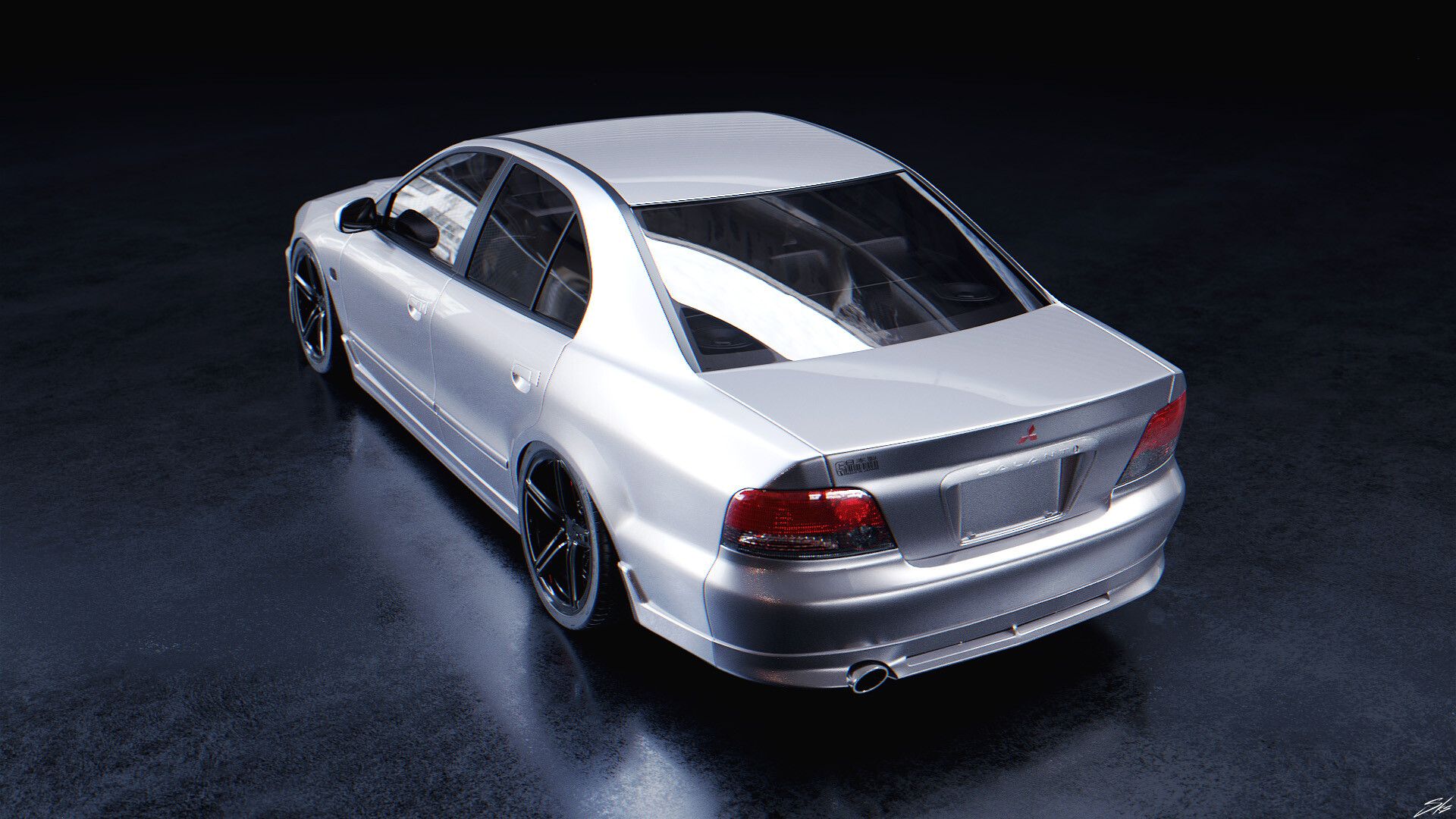 ArtStation - Mitsubishi Galant Avance EA0