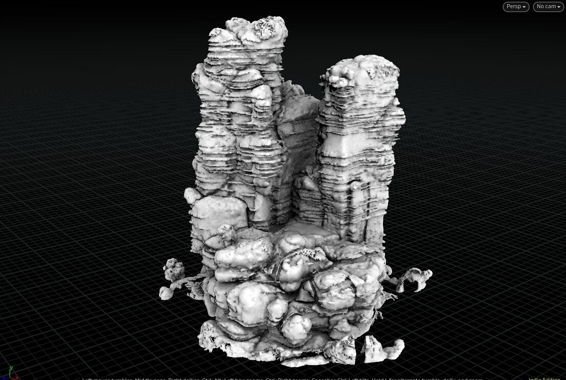 Logan Duffy - Large Unique Procedural Rocks In Houdini