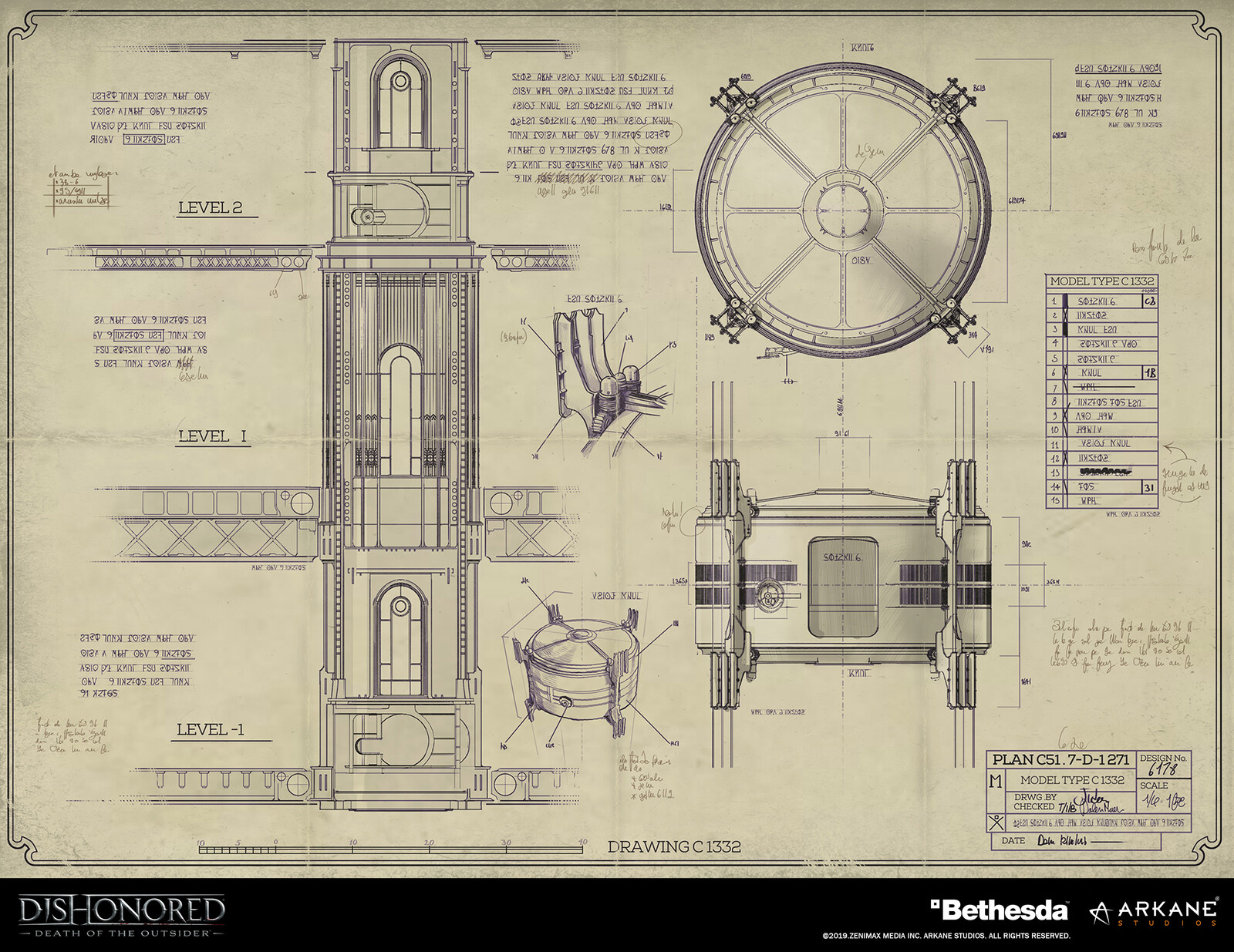Arkane Lyon - Death of the Outsider Concept Arts