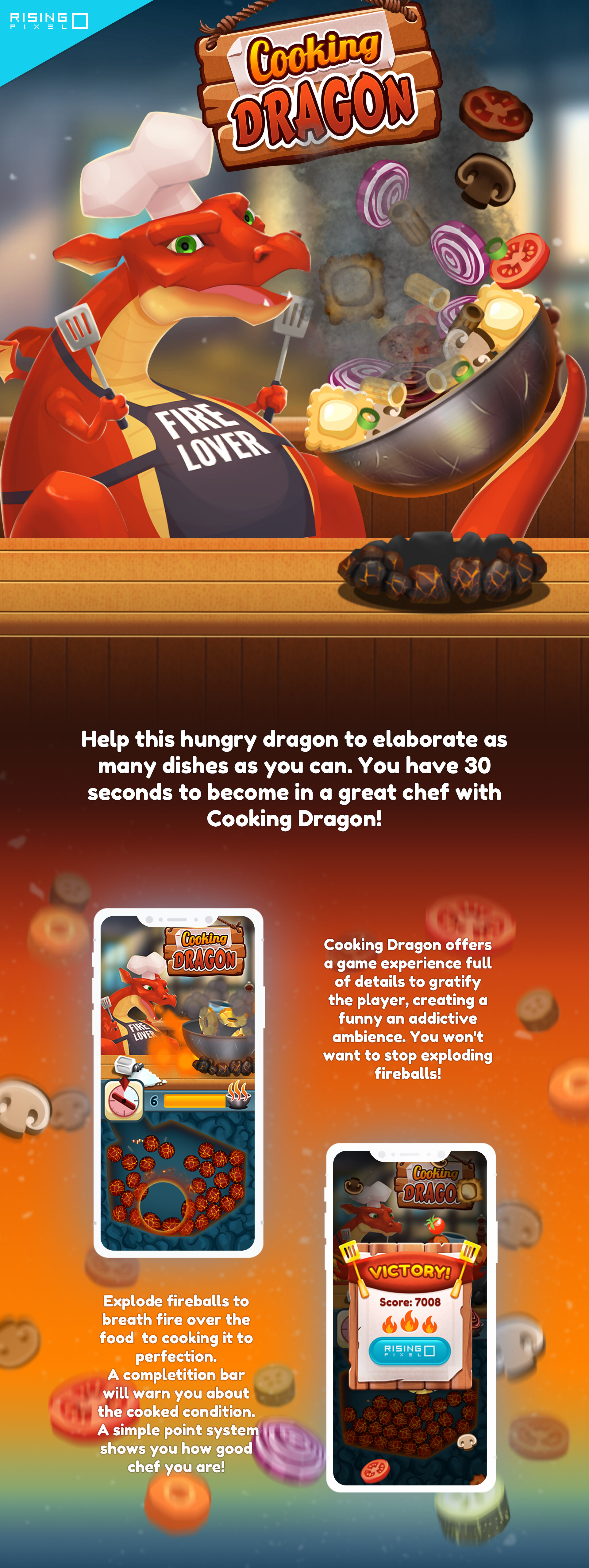Rising Pixel Studio - Cooking Dragon Game