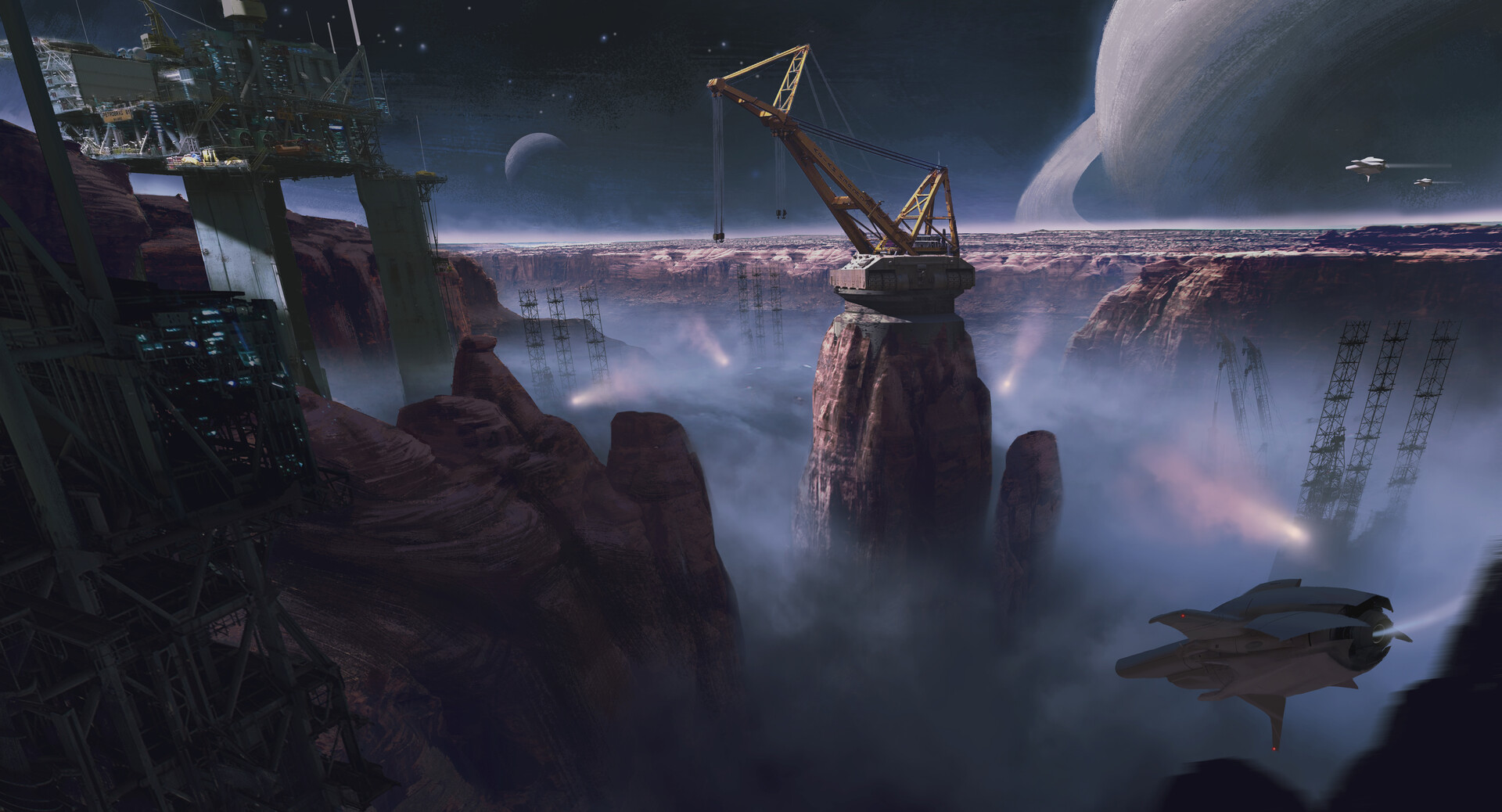 ArtStation - Space mine