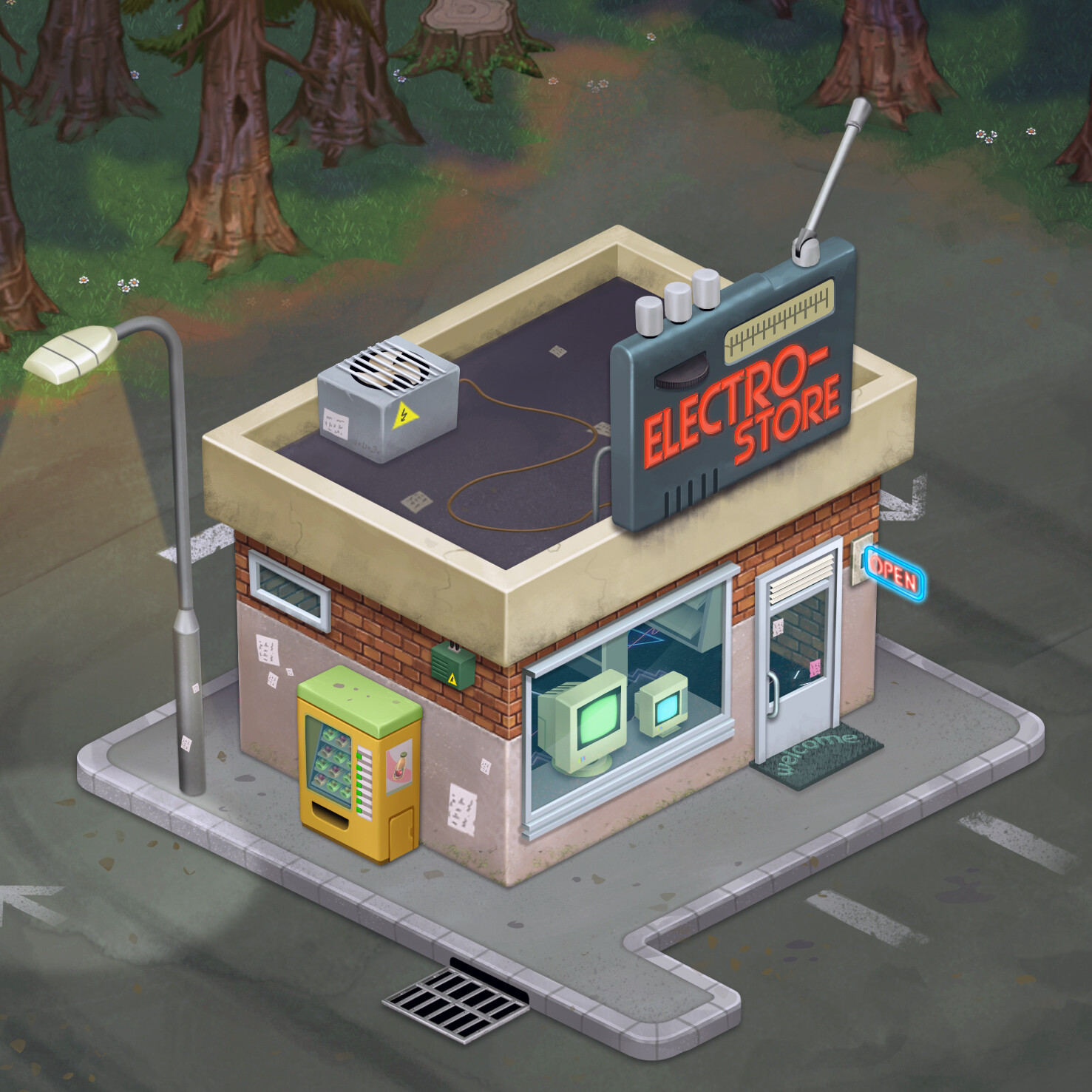 ArtStation - Electro-Store