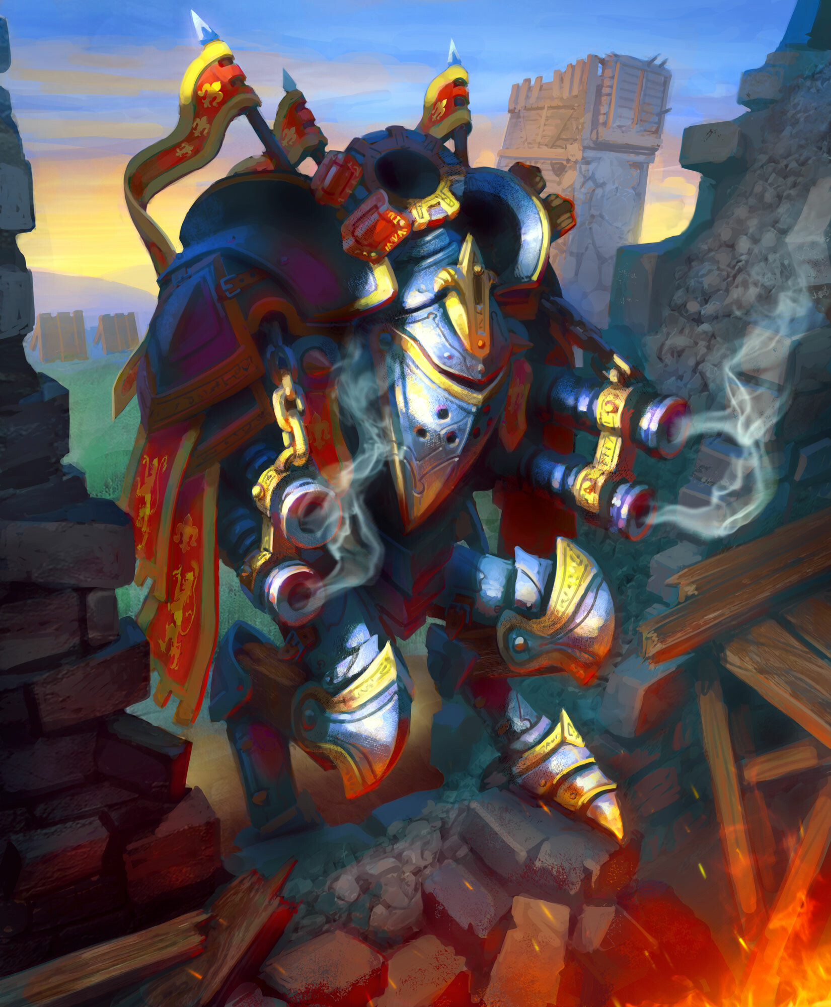 ArtStation - Medieval mech