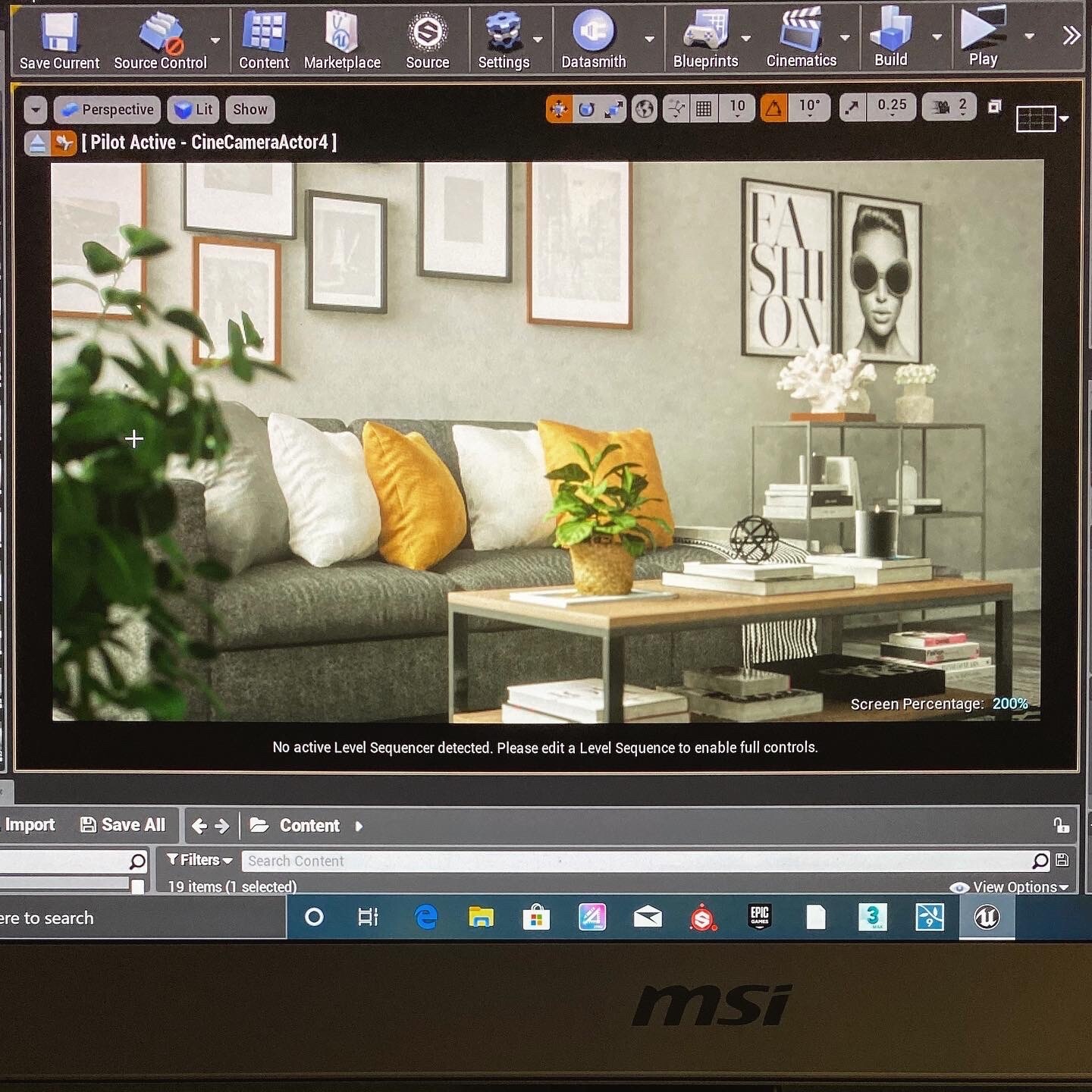 Pasquale Scionti - My personal project render with Unreal Engine 4.23 and raytrace technology.