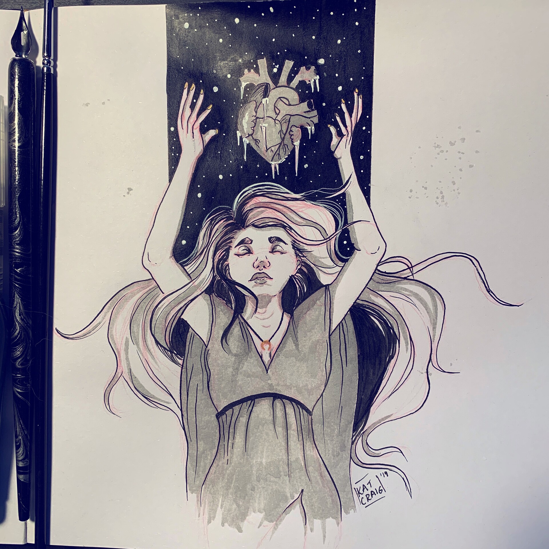 Kat Craig - Inktober Week 1