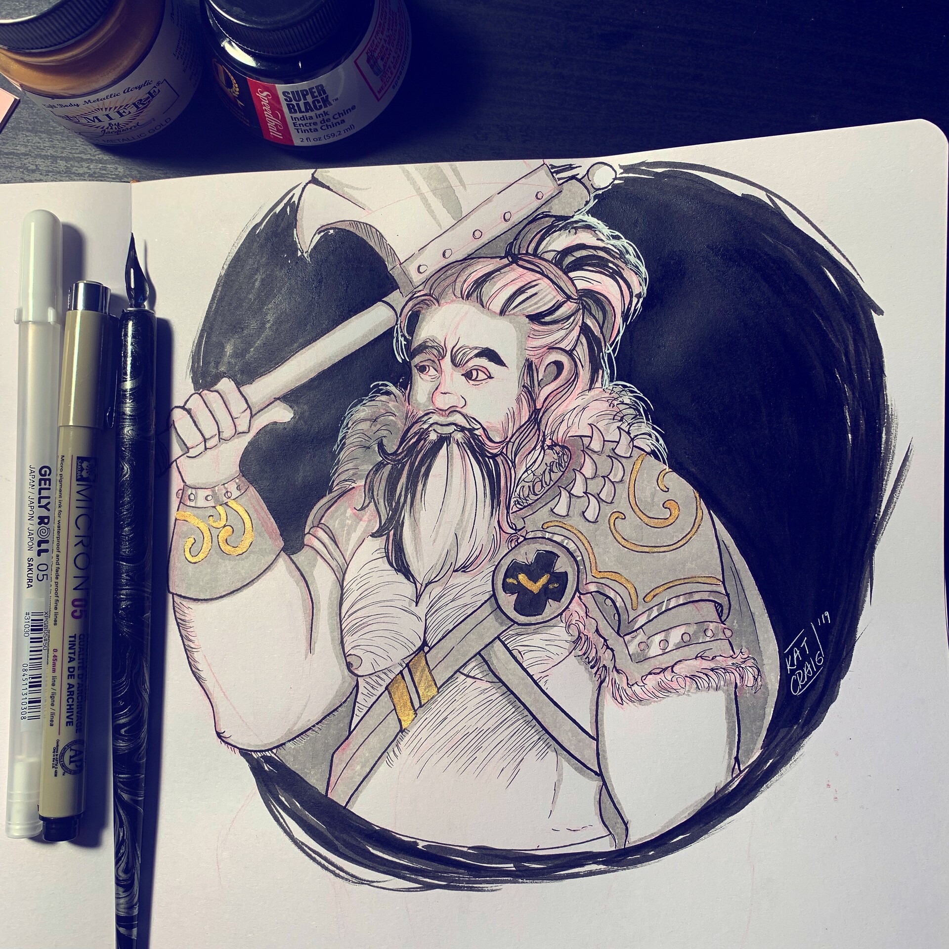 Kat Craig - Inktober Week 1