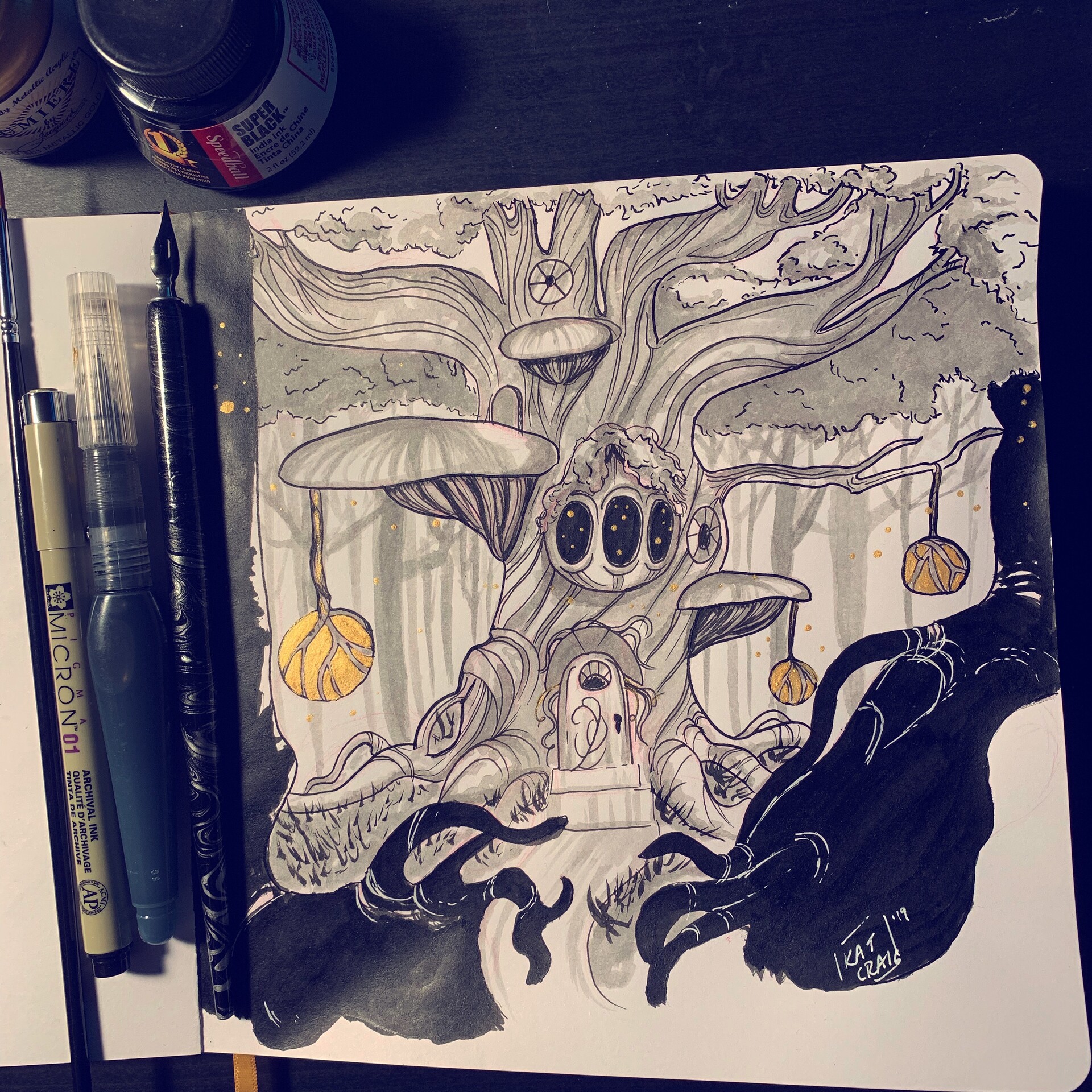 Kat Craig - Inktober Week 1