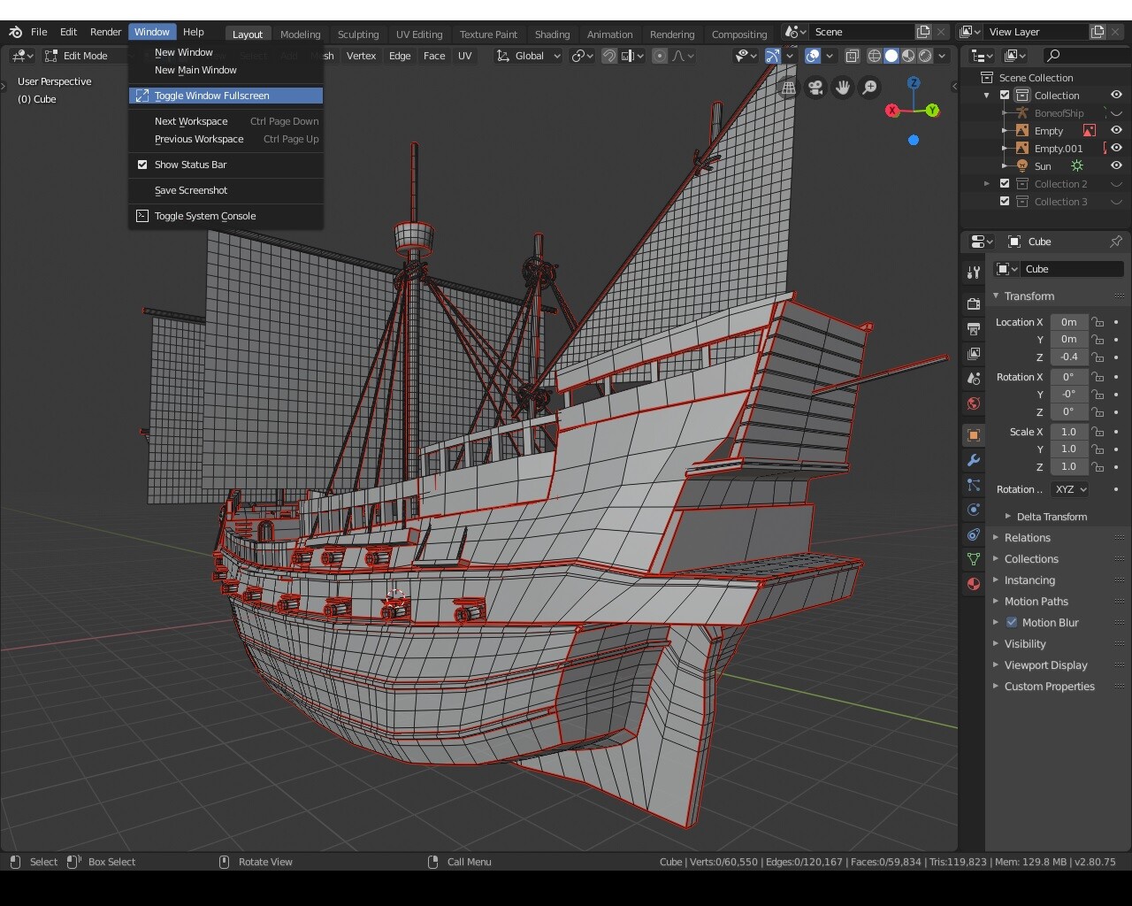 Faizan Asif - Elezabethan Galleon