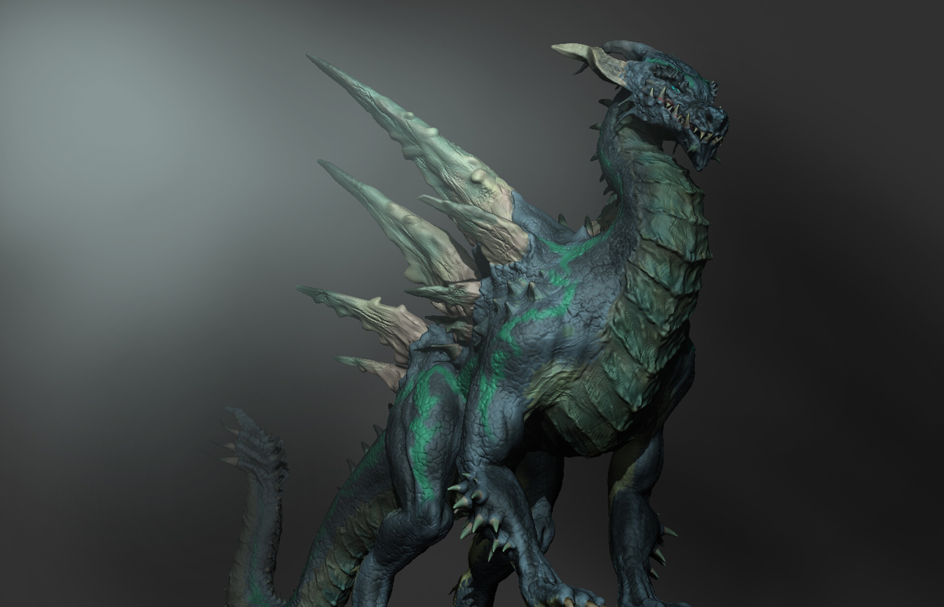 ArtStation - 3D Dragon sculpt