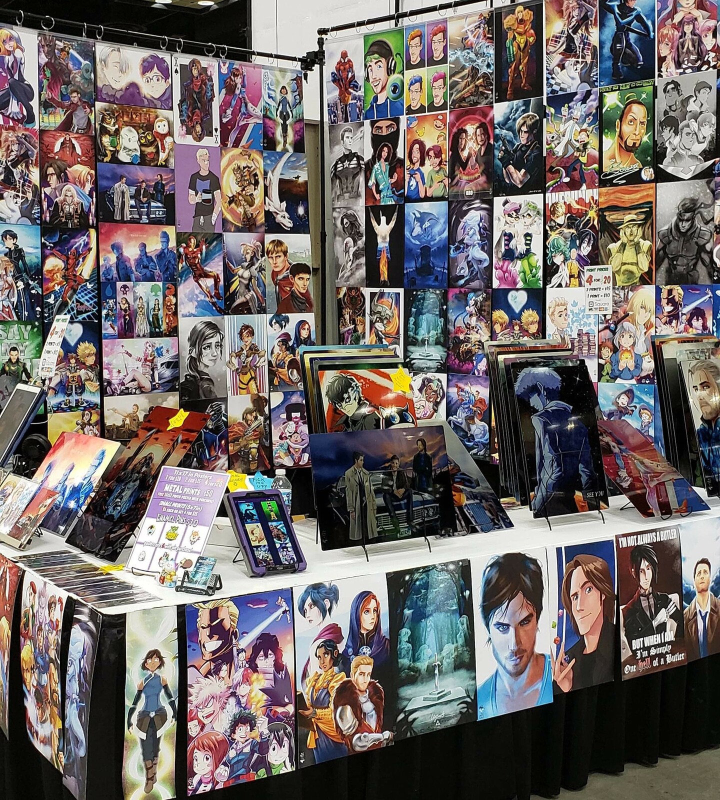 Nick Minor - 2019 table set up