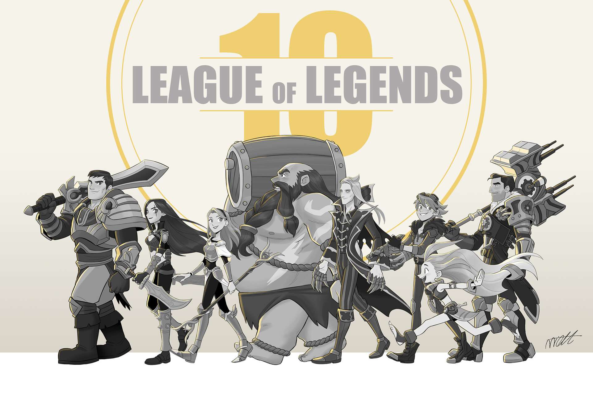 ArtStation - League of Legends 10th Anniversary
