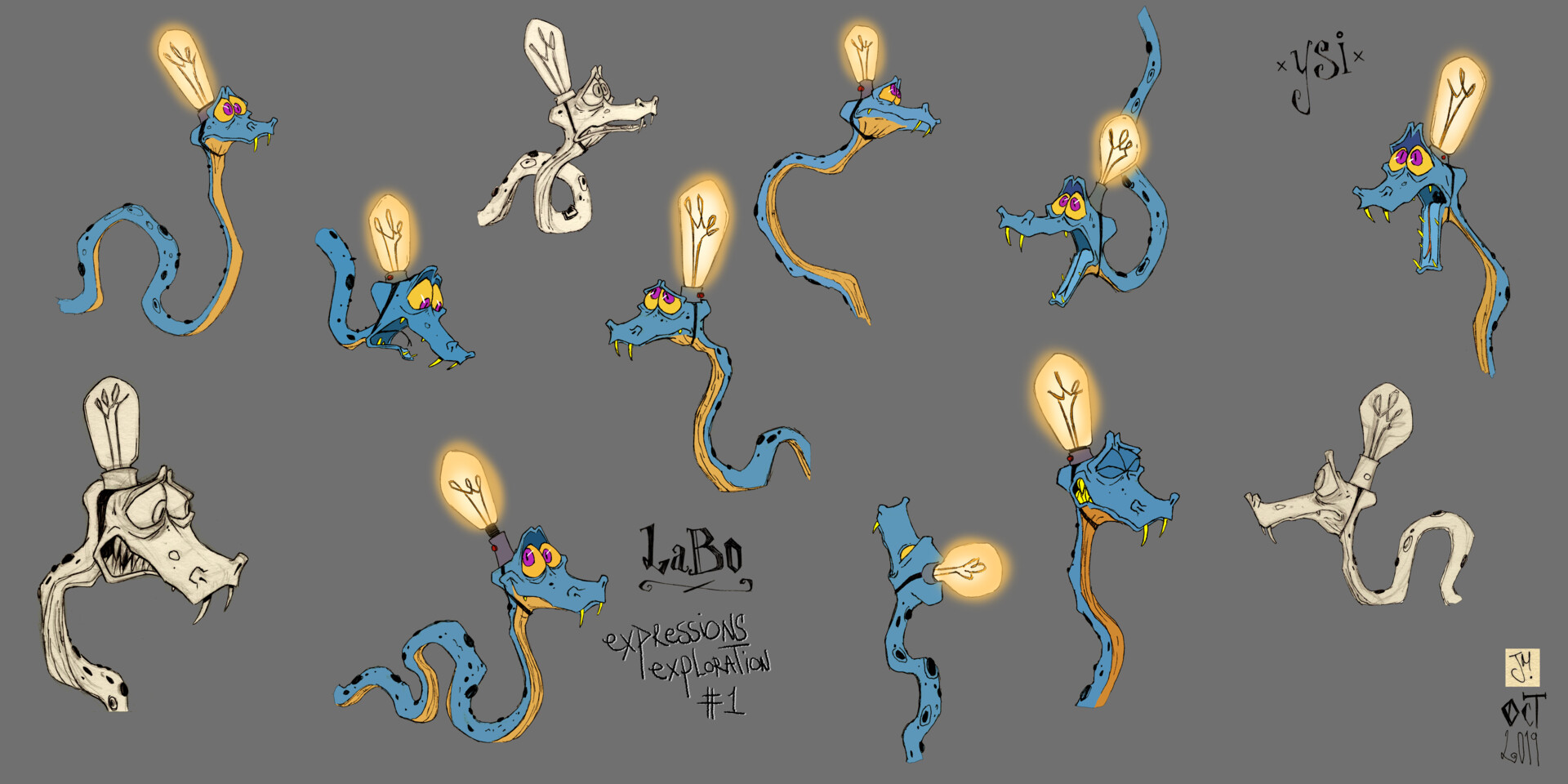 ArtStation - Ysi Expressionsheet#01//LaboProject