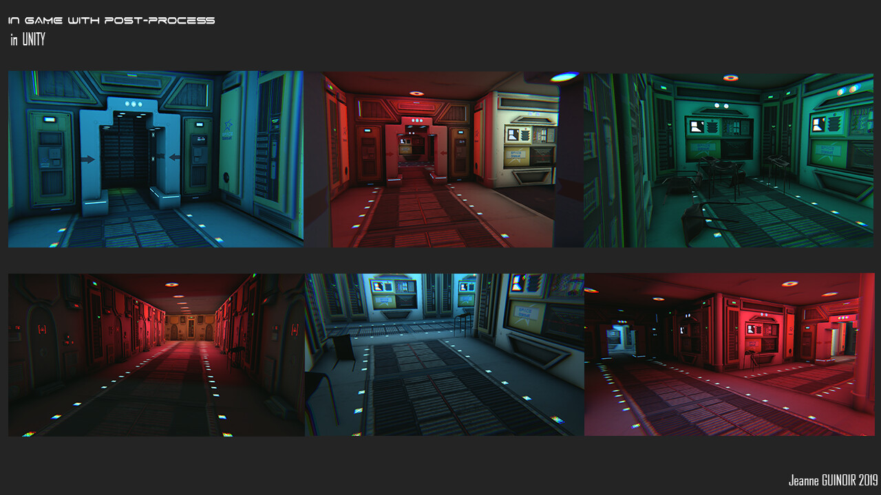 Jeanne Guinoir - GAME SCIFI CORRIDOR -Modular Escape Game in UNITY