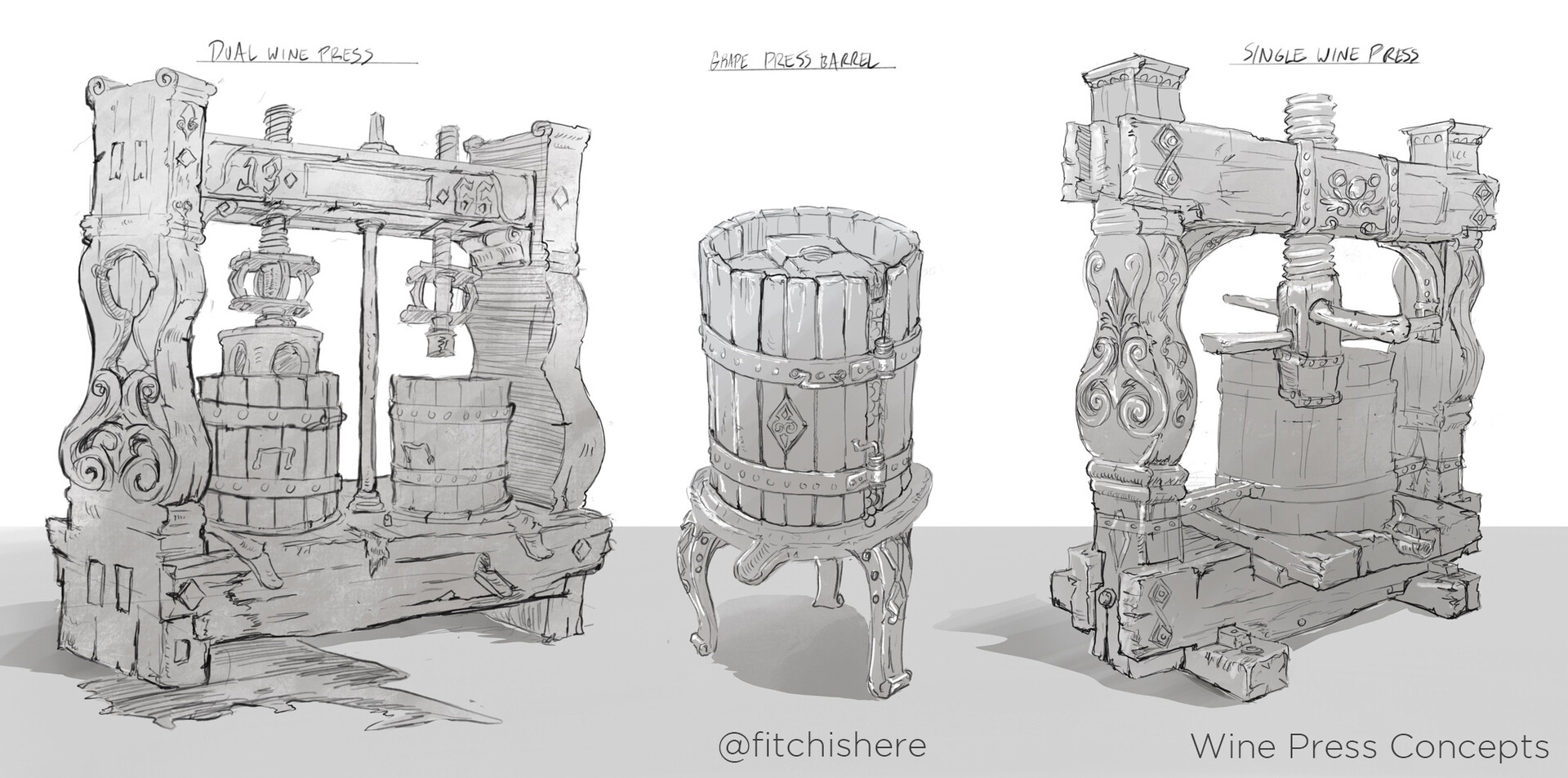FitchIsHere - Eric J Fitch's 3D Art Portfolio - Wine Barrel