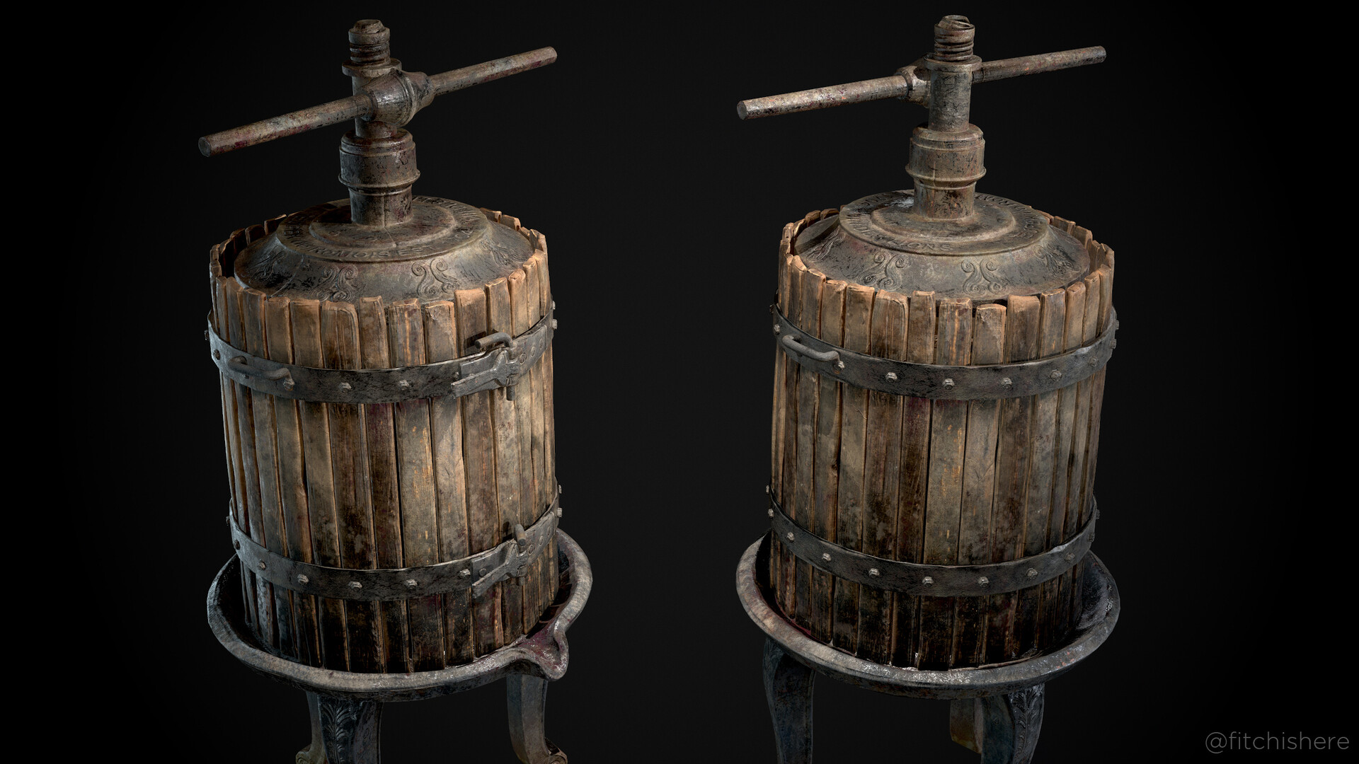 FitchIsHere - Eric J Fitch's 3D Art Portfolio - Wine Barrel