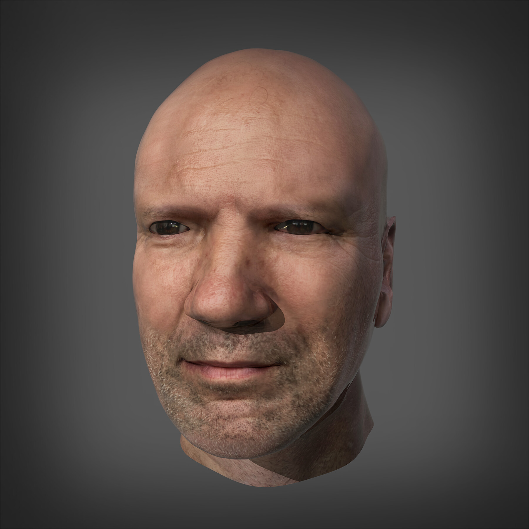 ArtStation - 3D Male Head Study