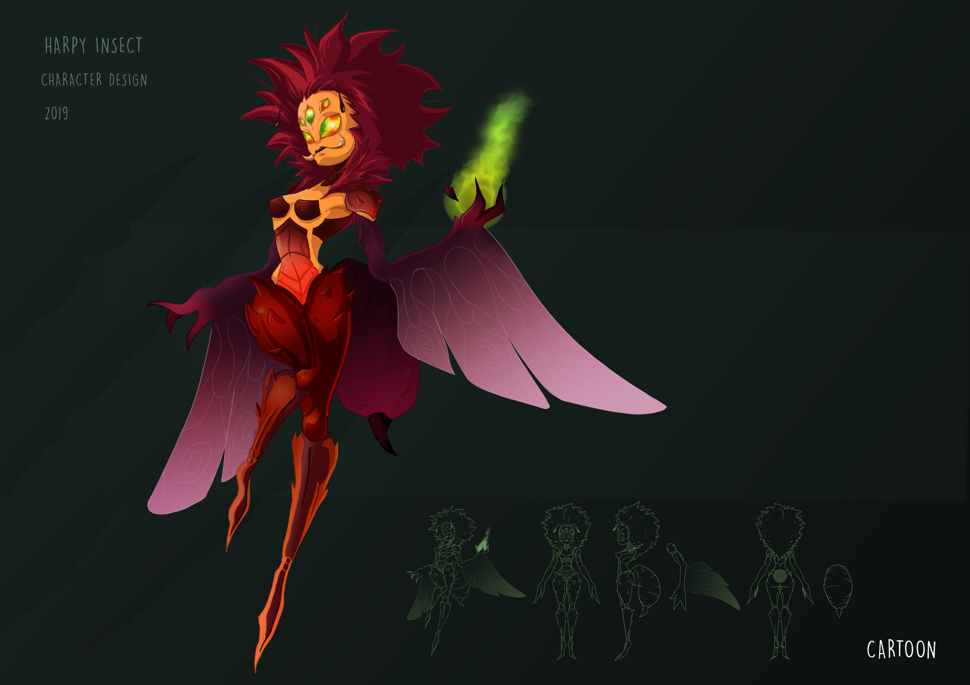 ArtStation - Harpy Insect