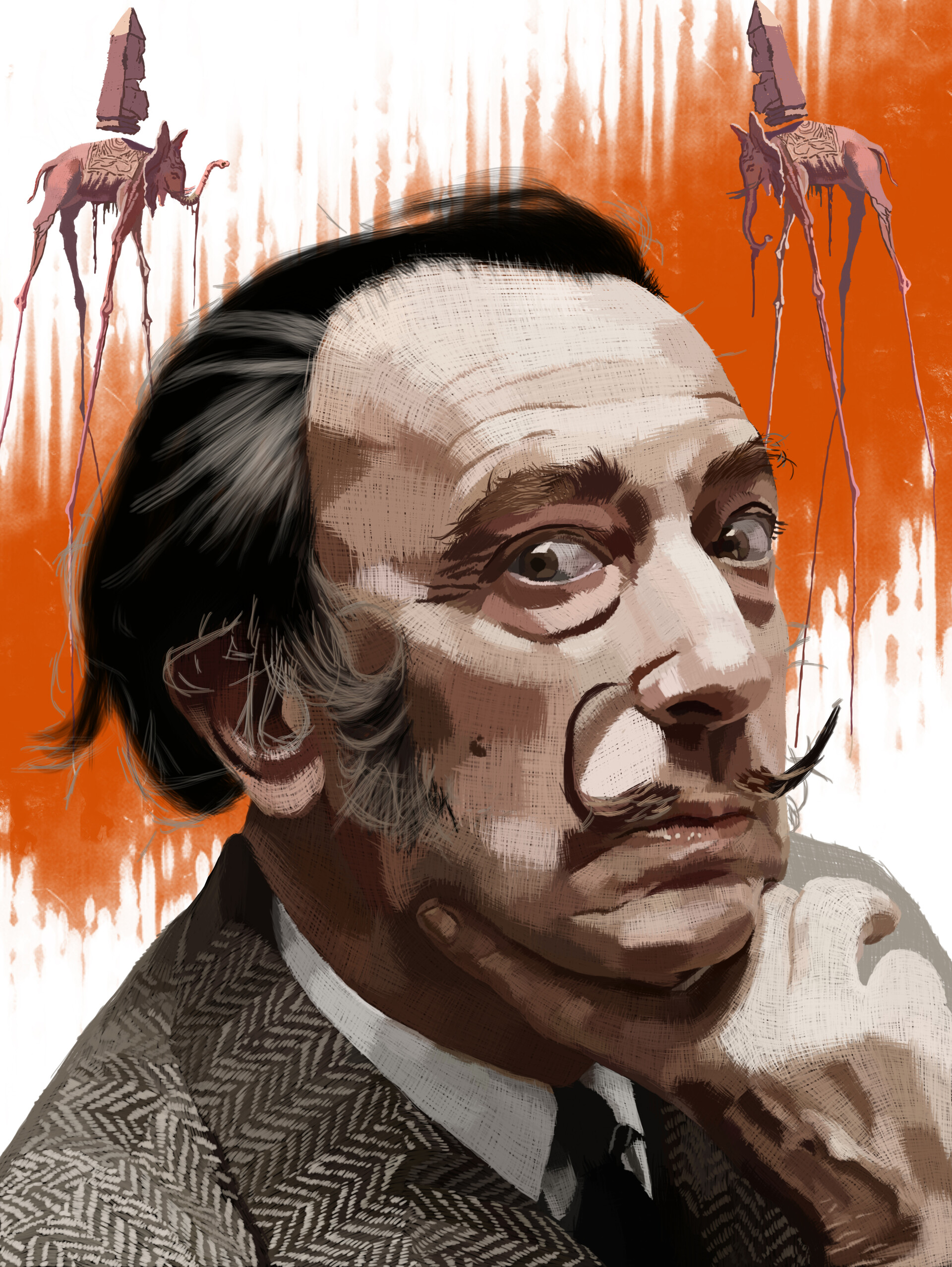 ArtStation - Salvador Dali illustration