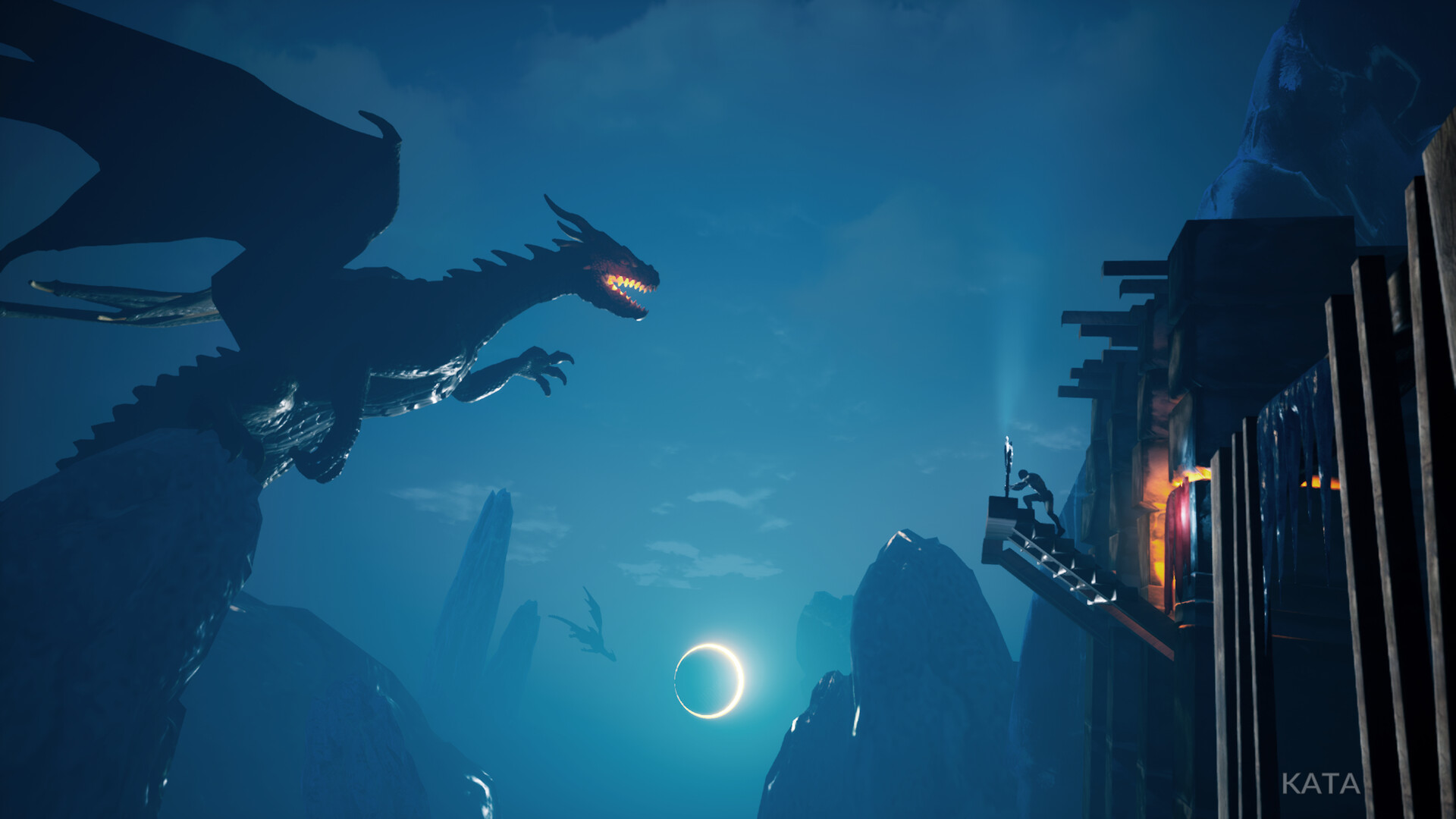 ArtStation - Eclipse dragons.