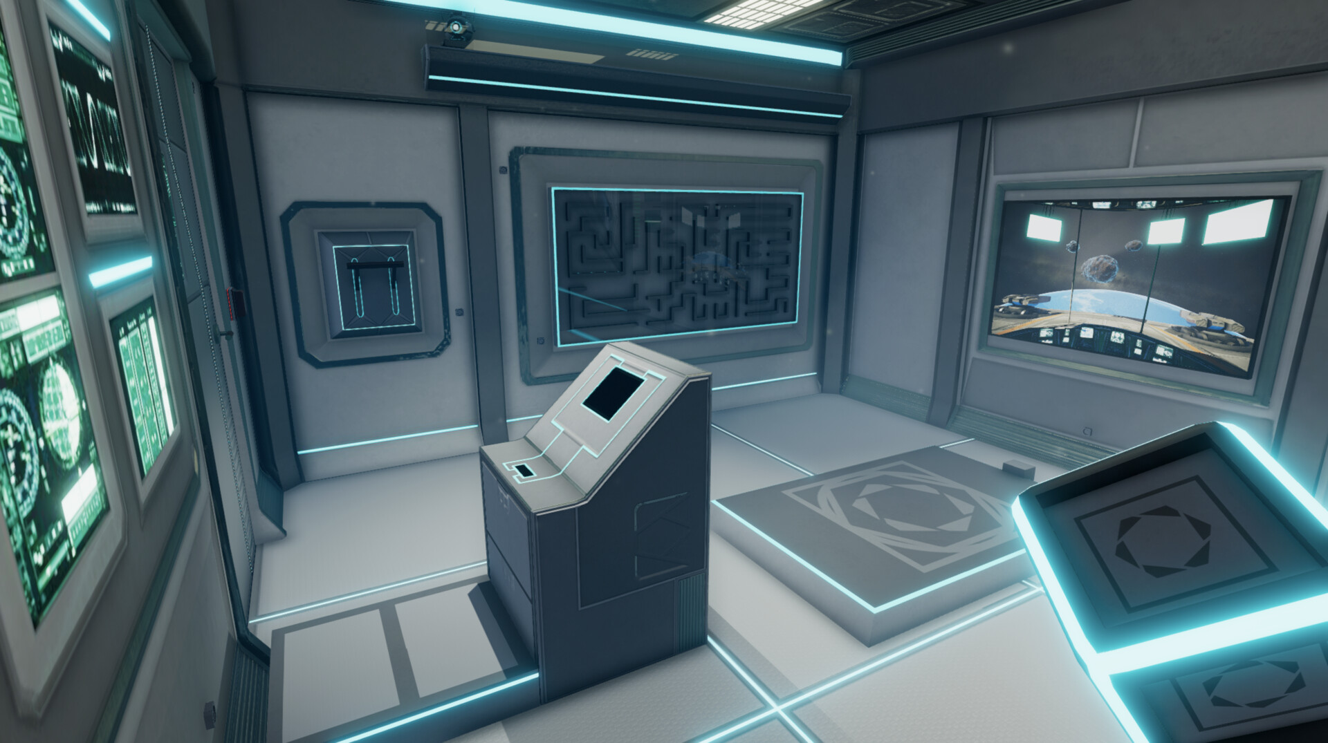 ArtStation - Represenstation 3D d'un concept d'Escape Game