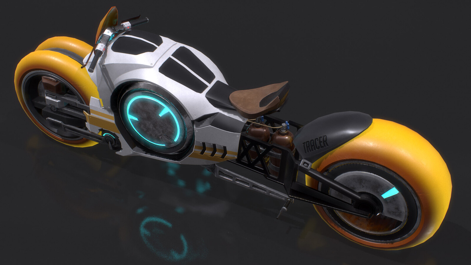 DALEX - Overwatch Team Racing: Tracer Motorcycle Concept [fan art] 3D ...