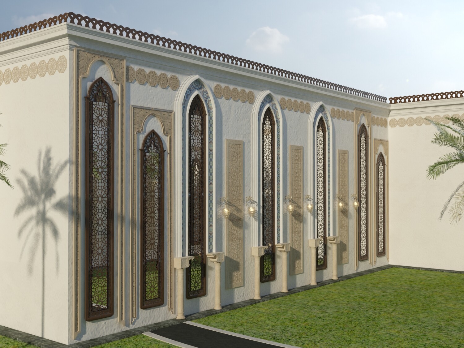 ArtStation - exterior design for hotel