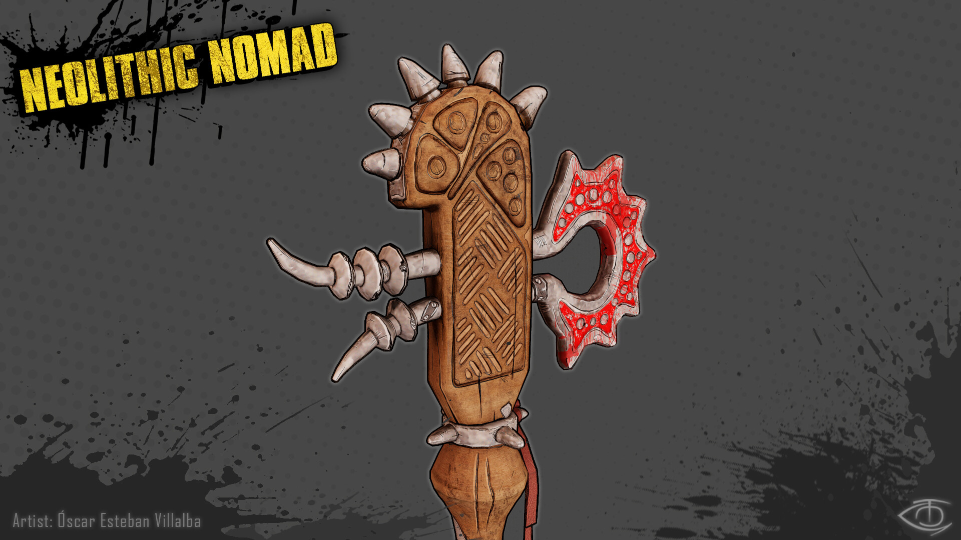 Óscar Esteban Villalba - Neolithic Nomad: Borderlands artstyle