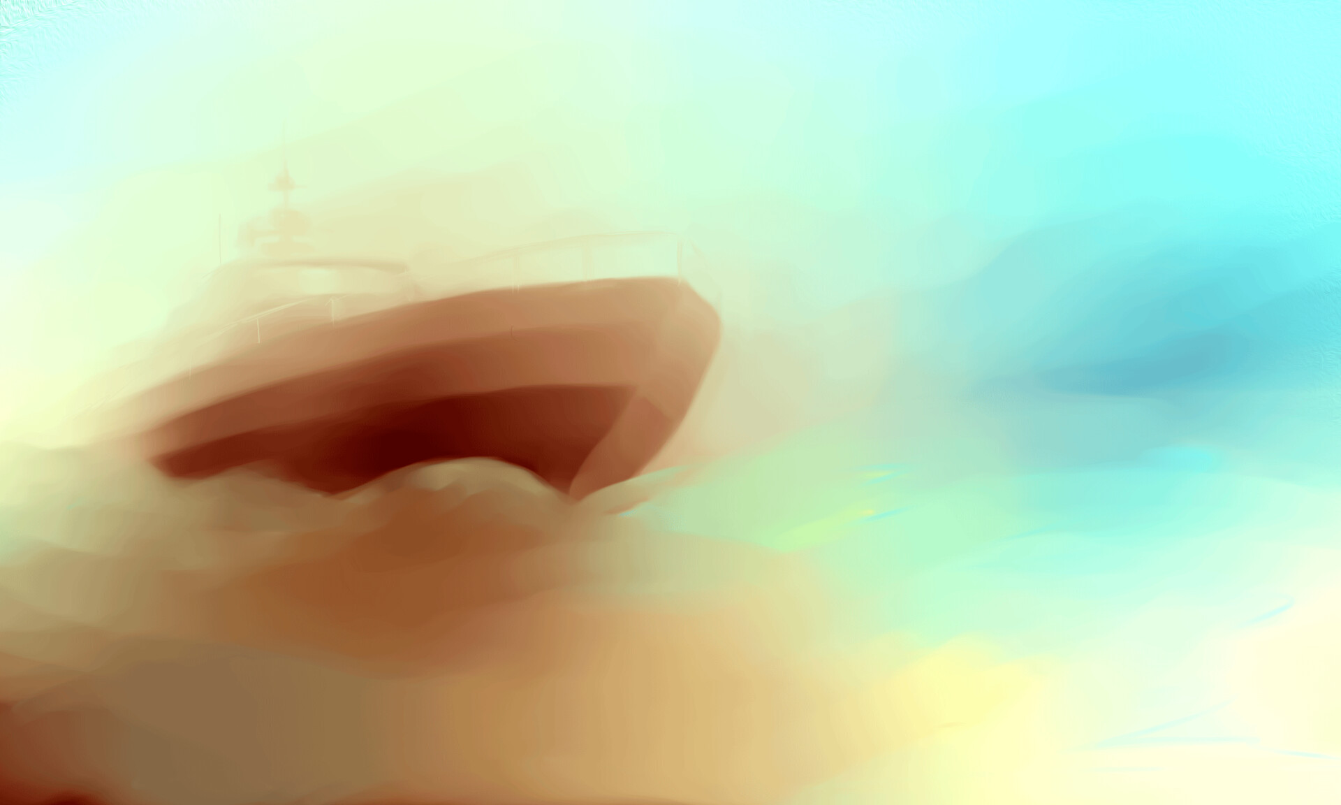 ArtStation - On the raging waves