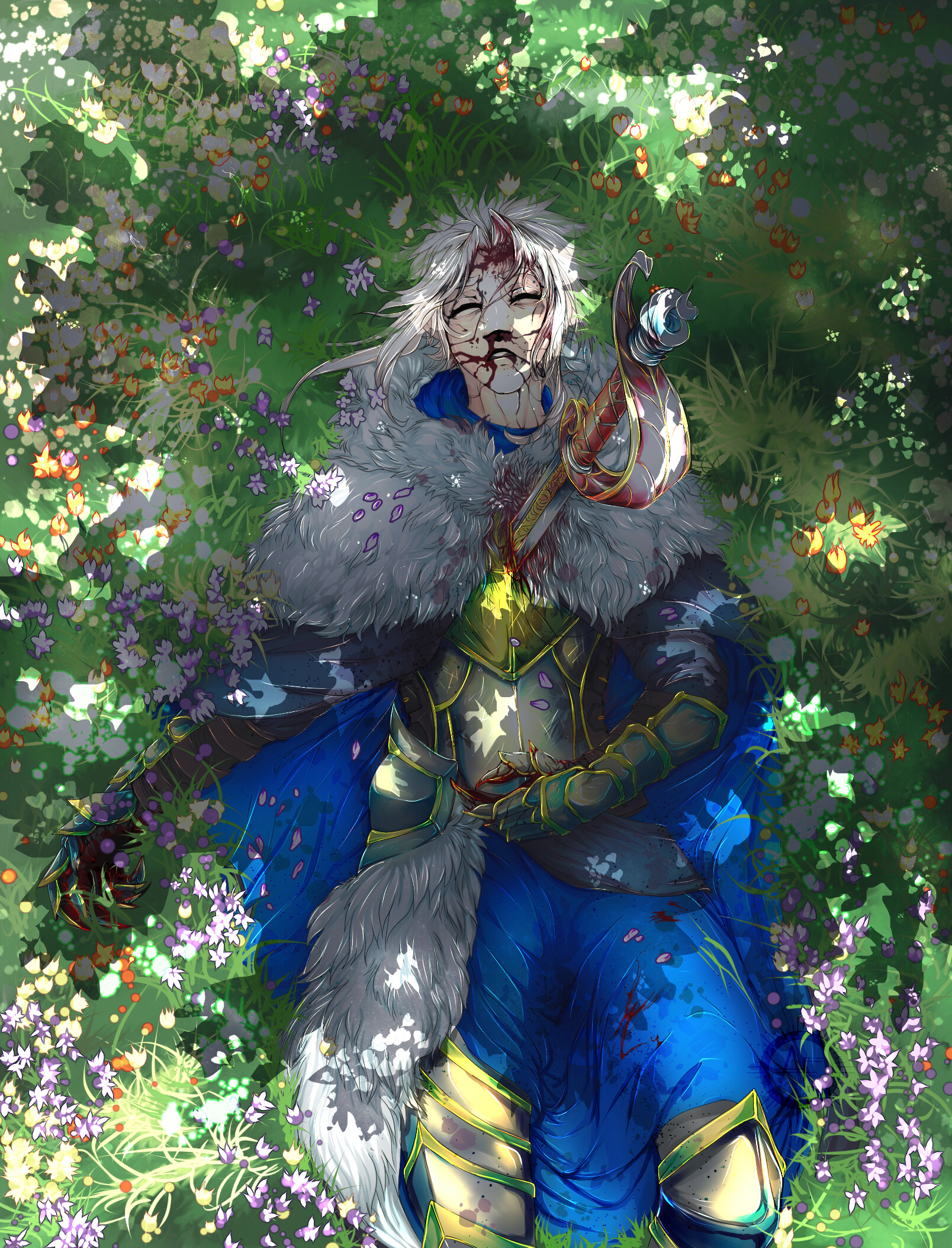 ArtStation - Fallen warrior