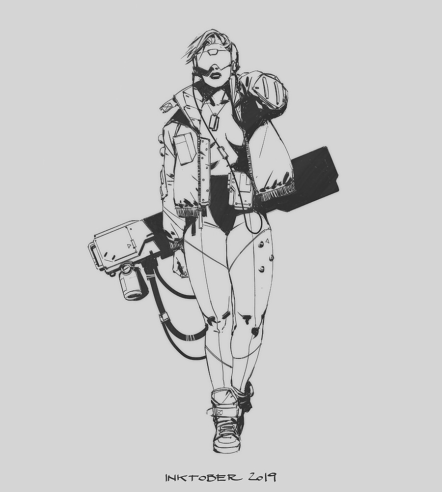 giorgio-baroni-inktober2019-20.jpg (900×1000)-花瓣网