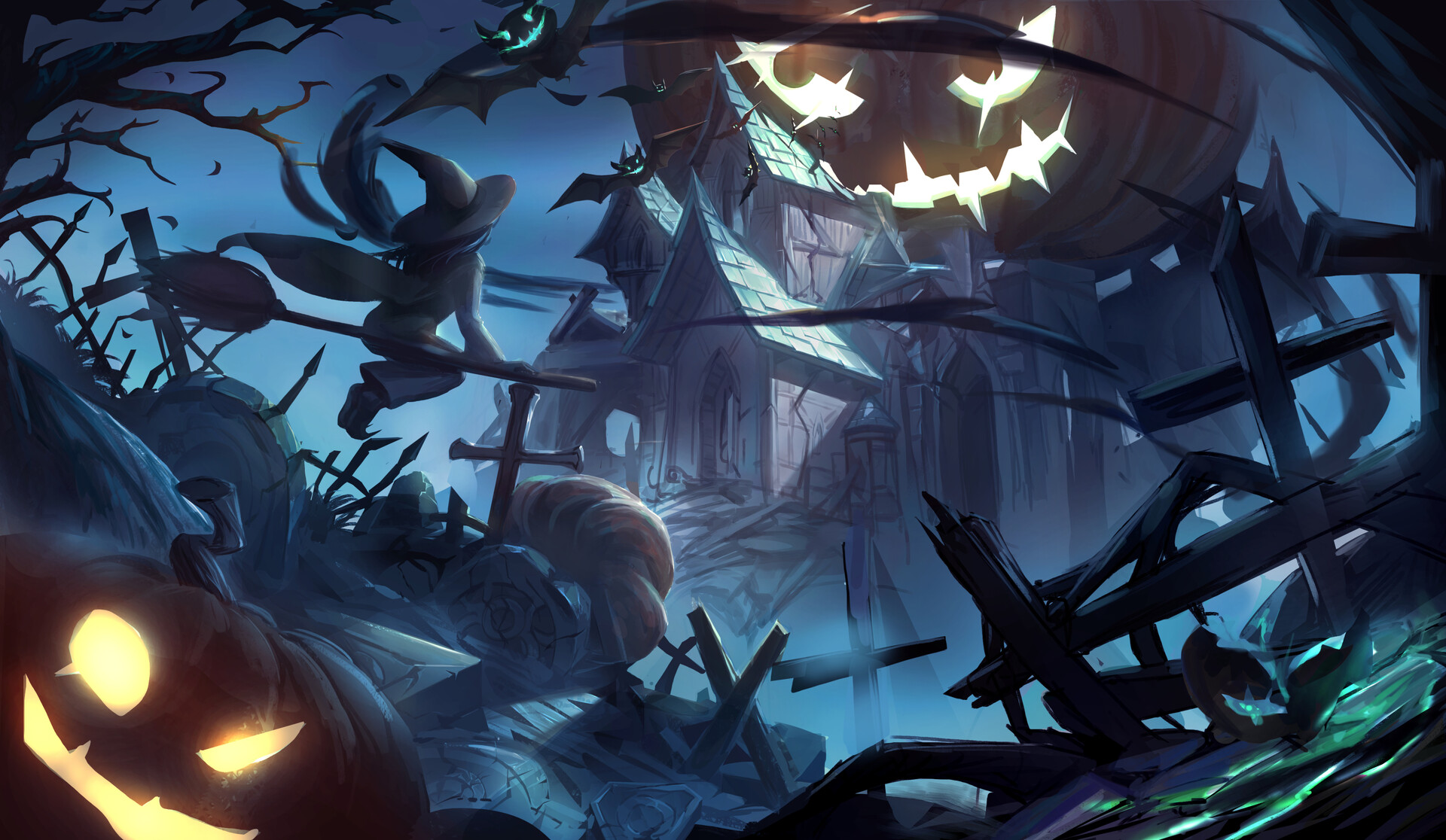 ArtStation - Halloween House